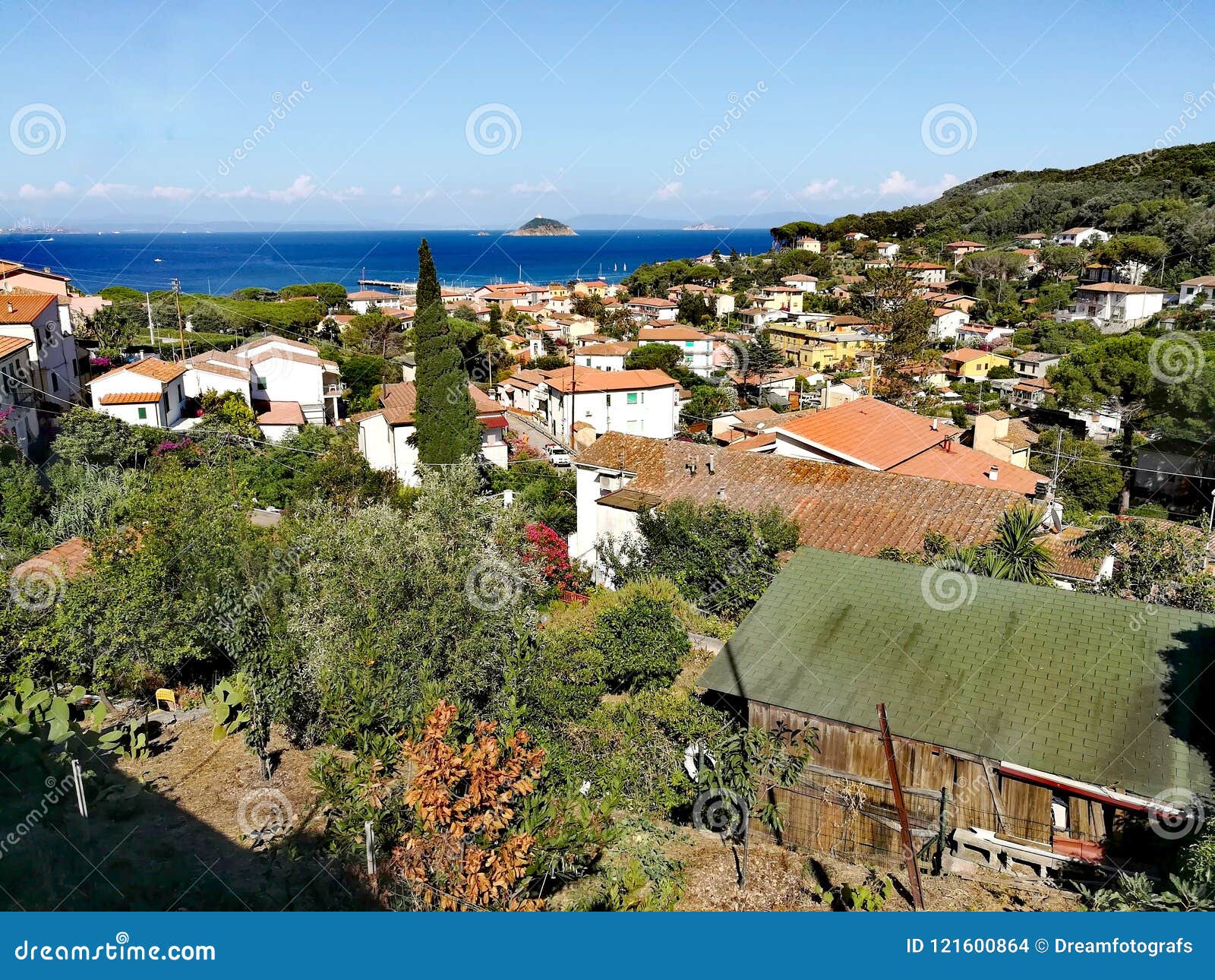 Cavo Elba Island stock photo. Image of elba, view, cavo - 121600864