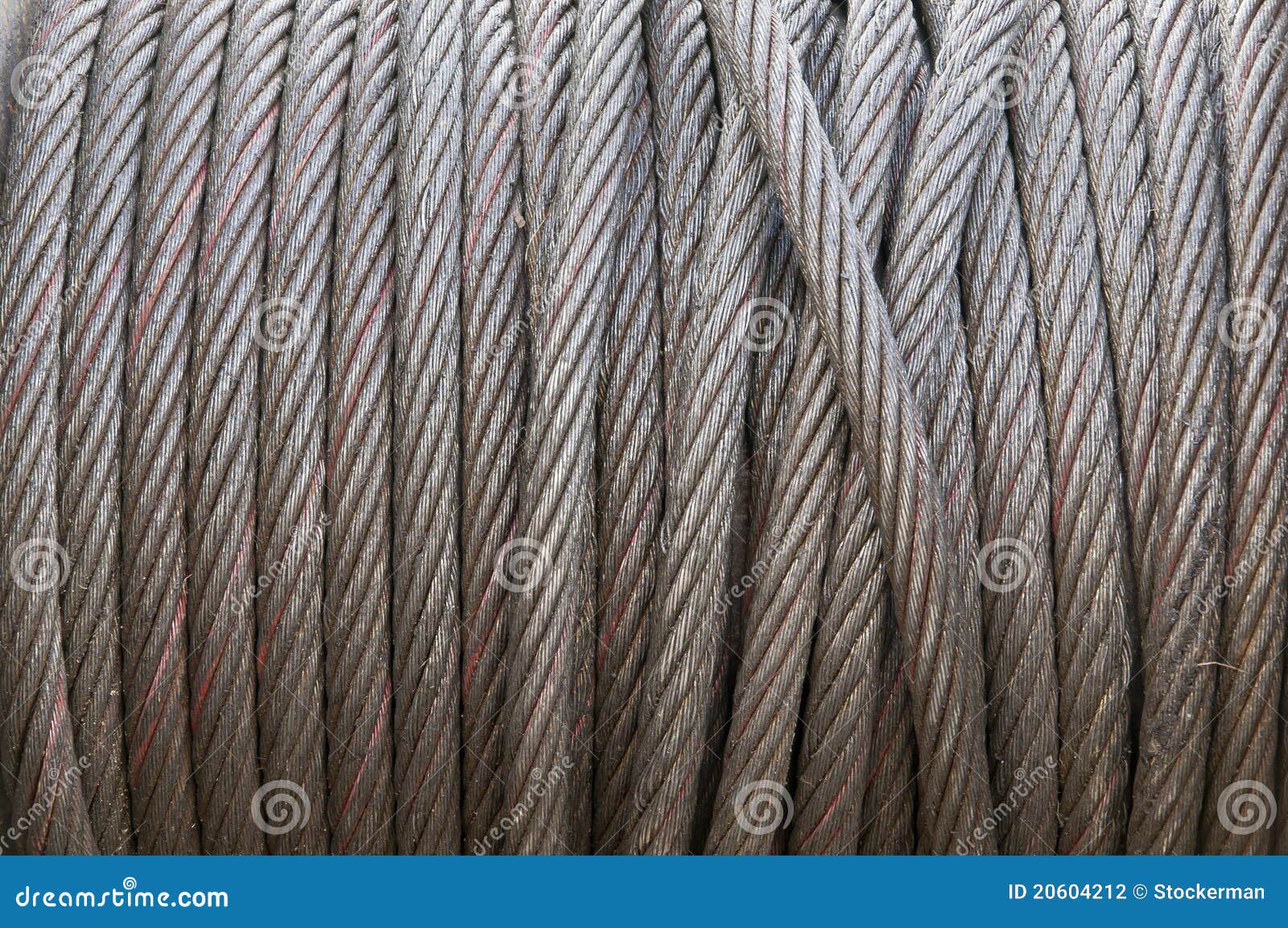 Cavo Resistente Del Filo Di Acciaio Fotografia Stock - Immagine di ...