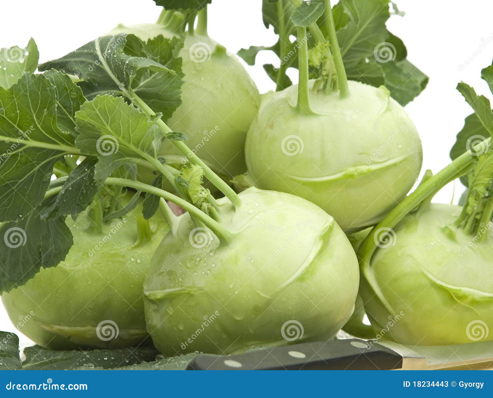 Cavolo rapa immagine stock. Immagine di kohlrabi, sfondo - 18234443