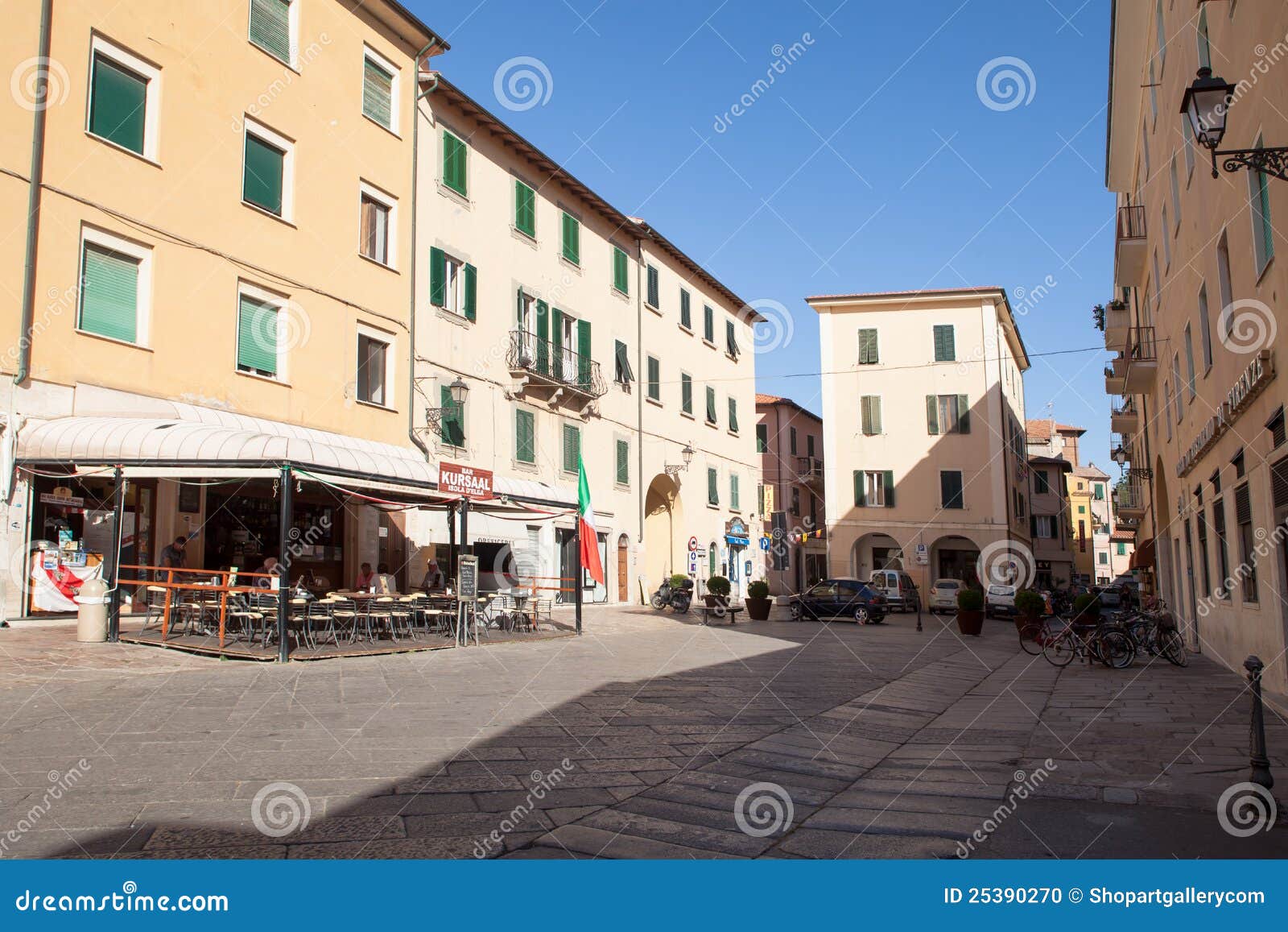 Cavour Square, Portoferraio, Elba Island Editorial Image - Image of ...