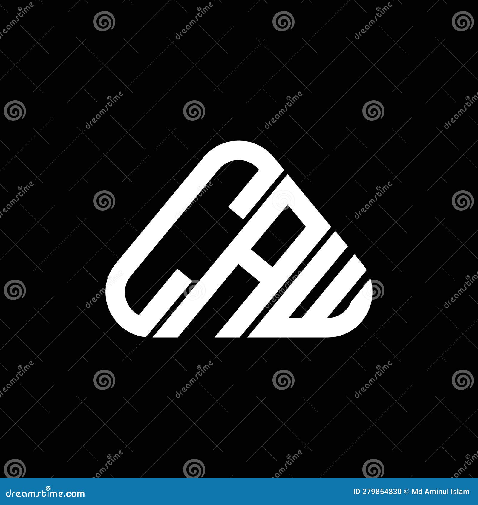 CAW Letter Logo Creative Design with Vector Graphic, CAW Simple and ...