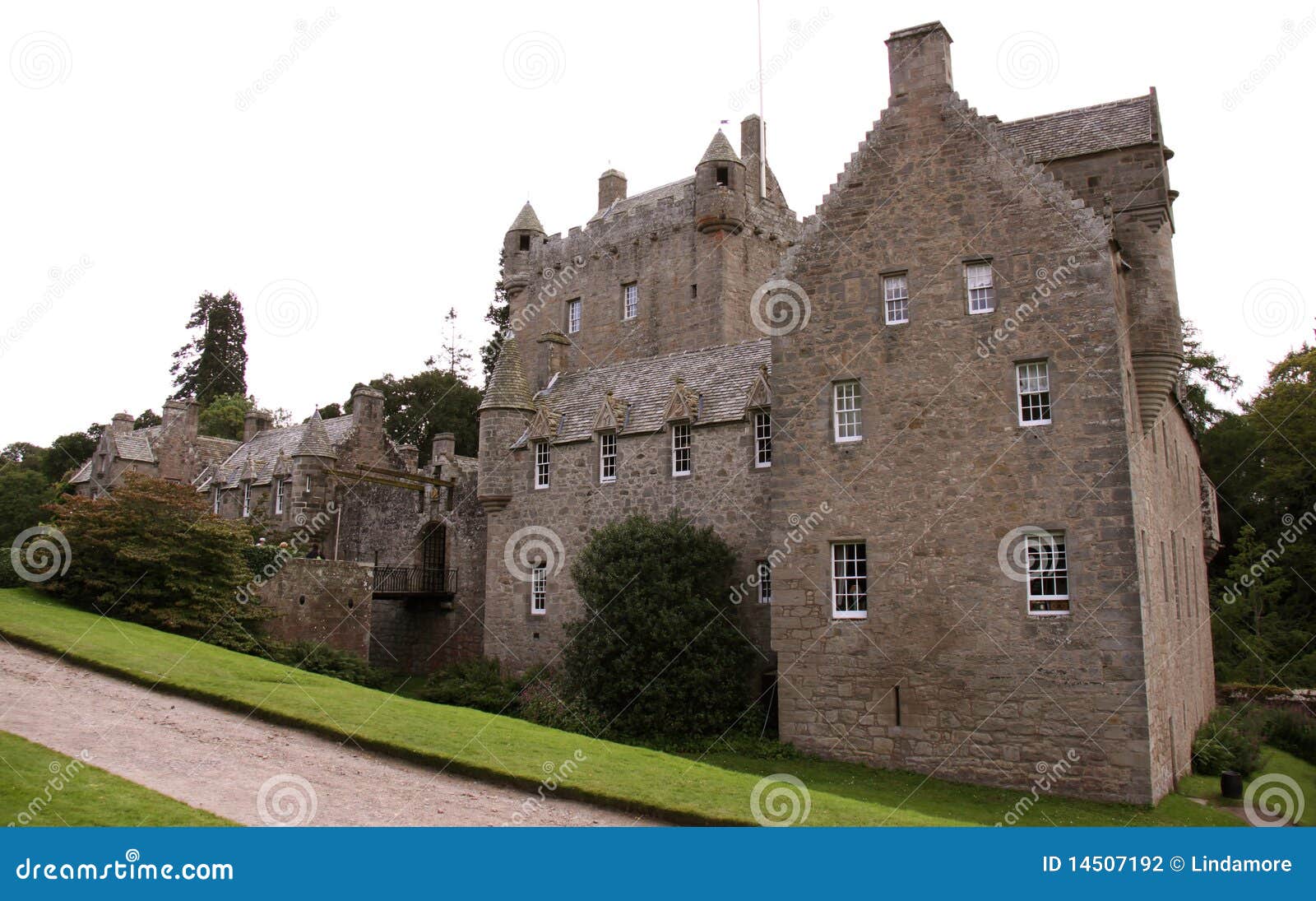 Cawdor Castle in Scotland stock photo. Image of parish - 14507192