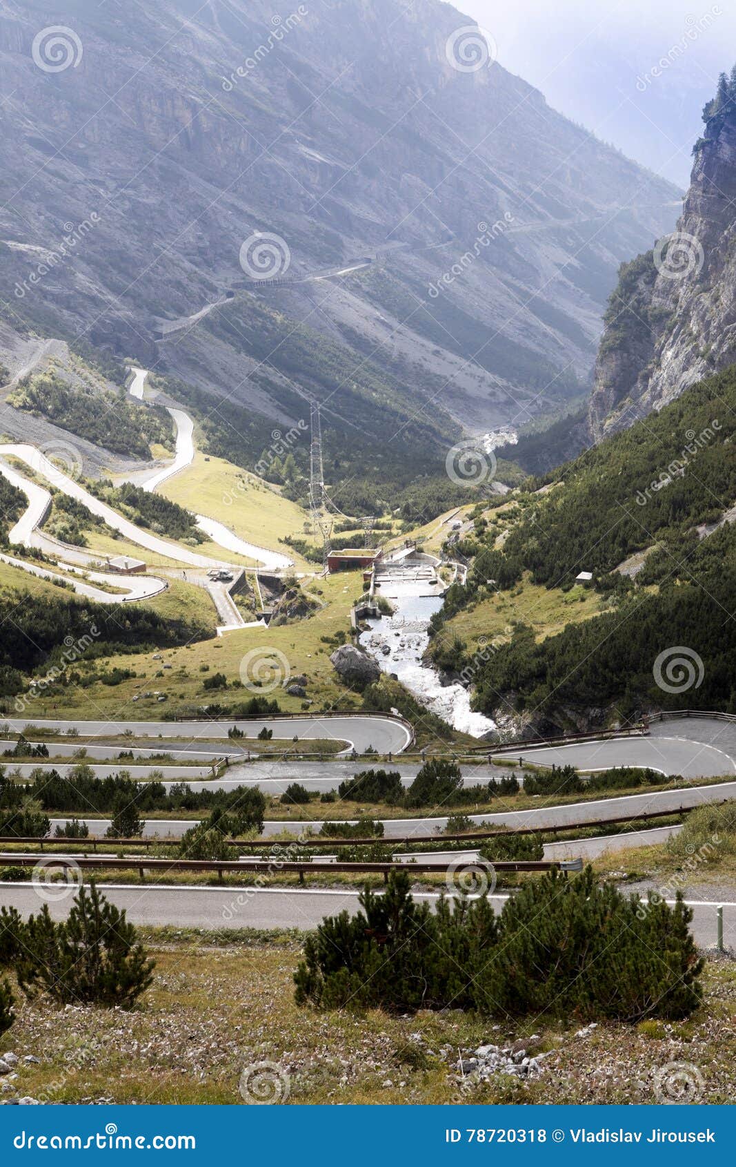 Cawkward Bend Road Stelvio Italy Stock Photo - Image of beautiful ...