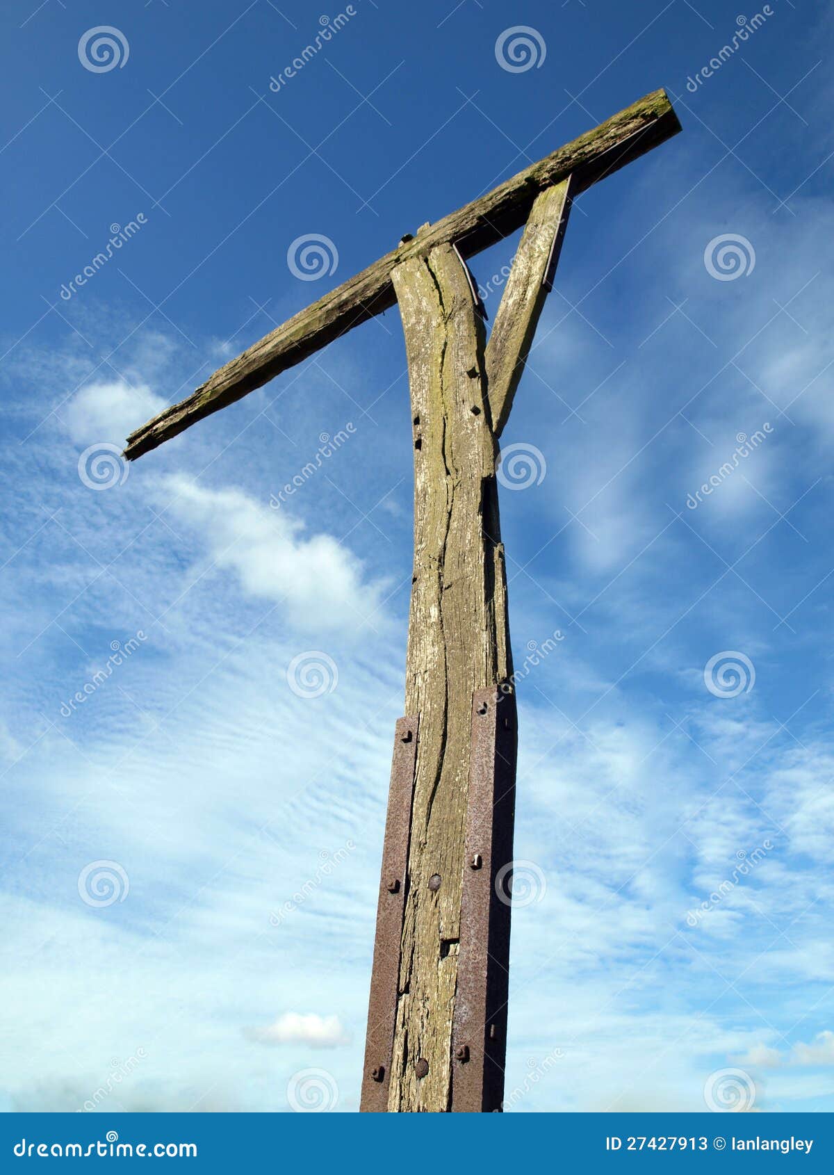 Caxton Gibbet. stock image. Image of england, ermine - 27427913