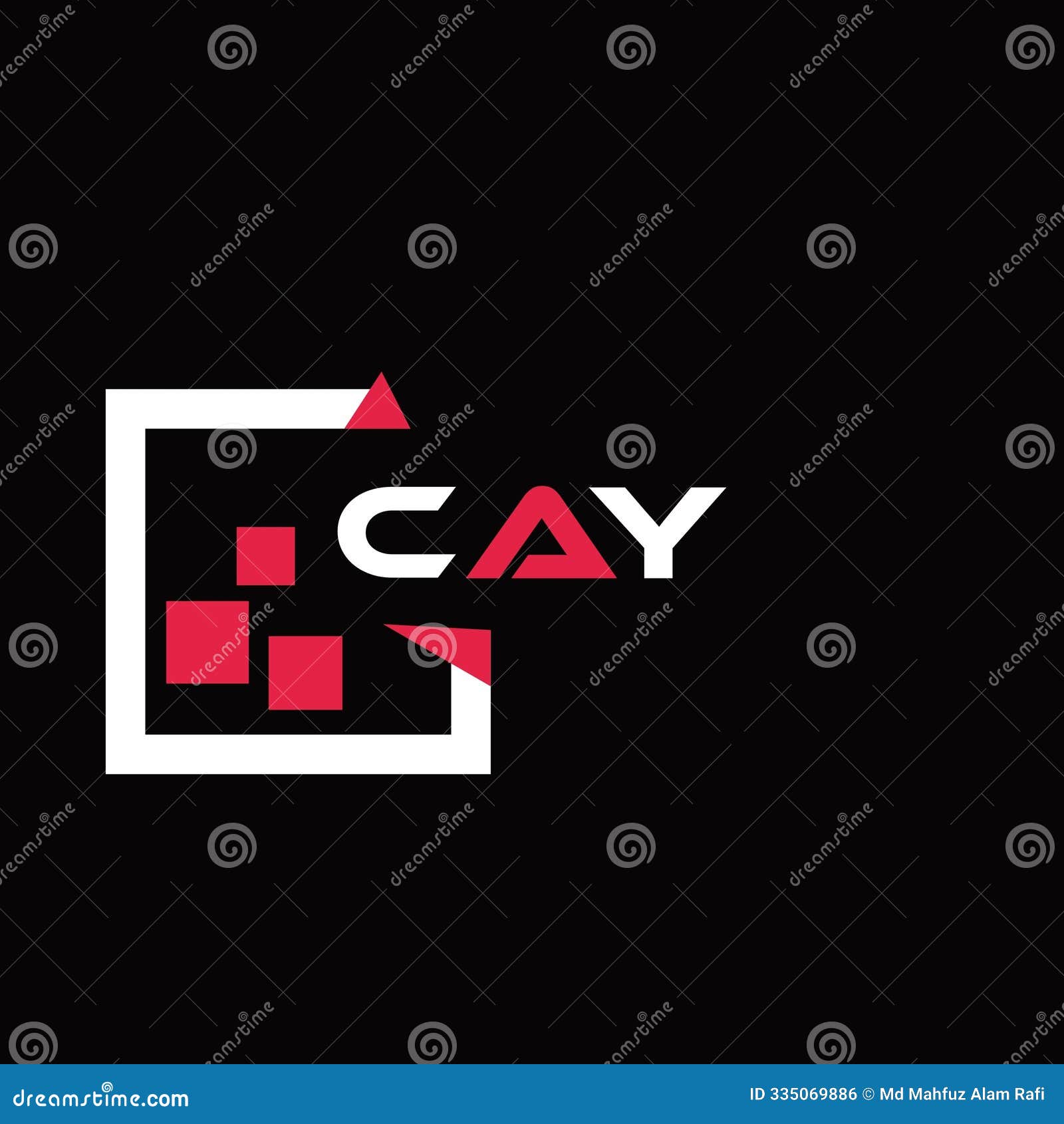 CAY Creative Minimalist Letter Logo. CAY Unique Vector Initials ...