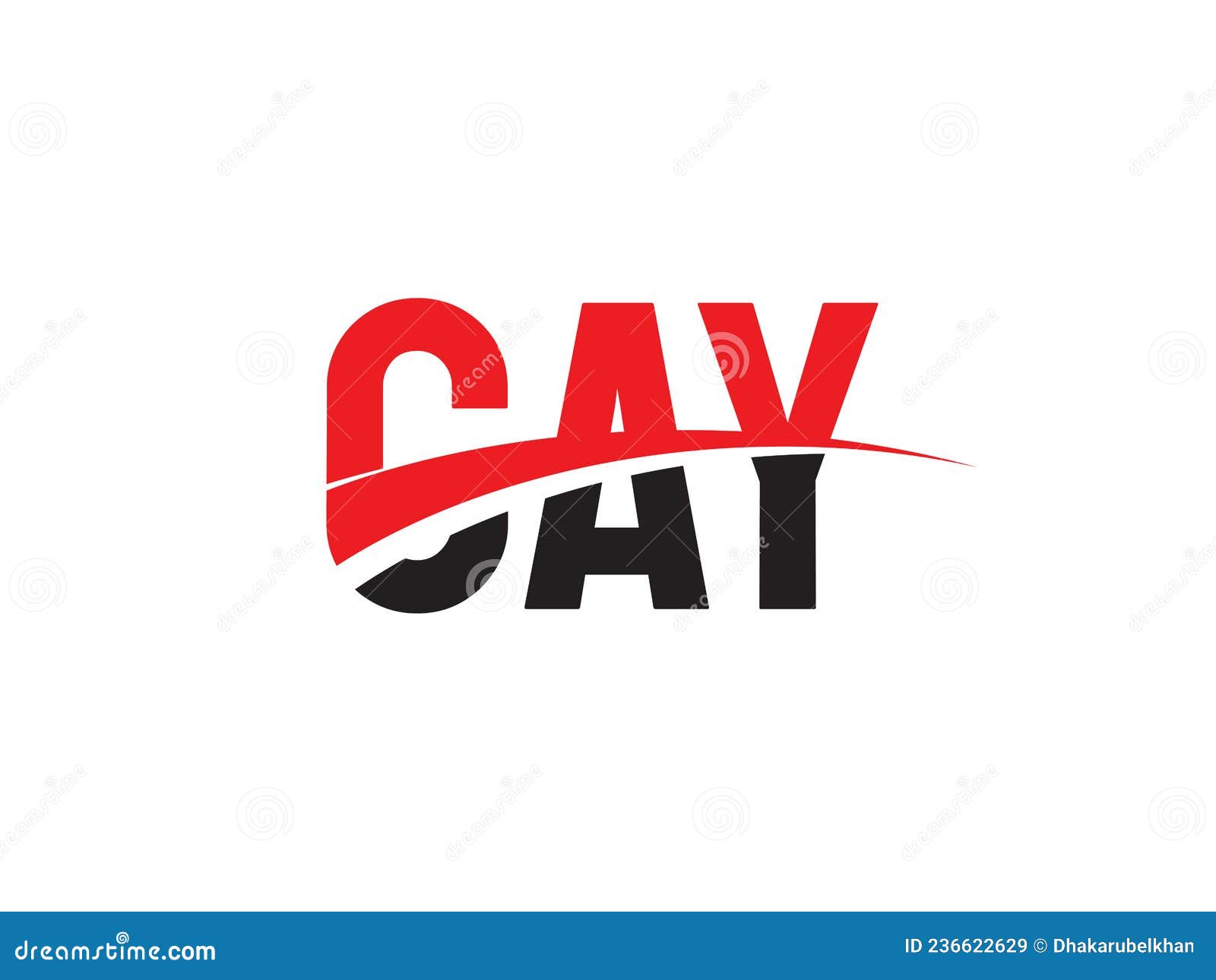 CAY Letter Initial Logo Design Vector Illustration Stock Vector ...