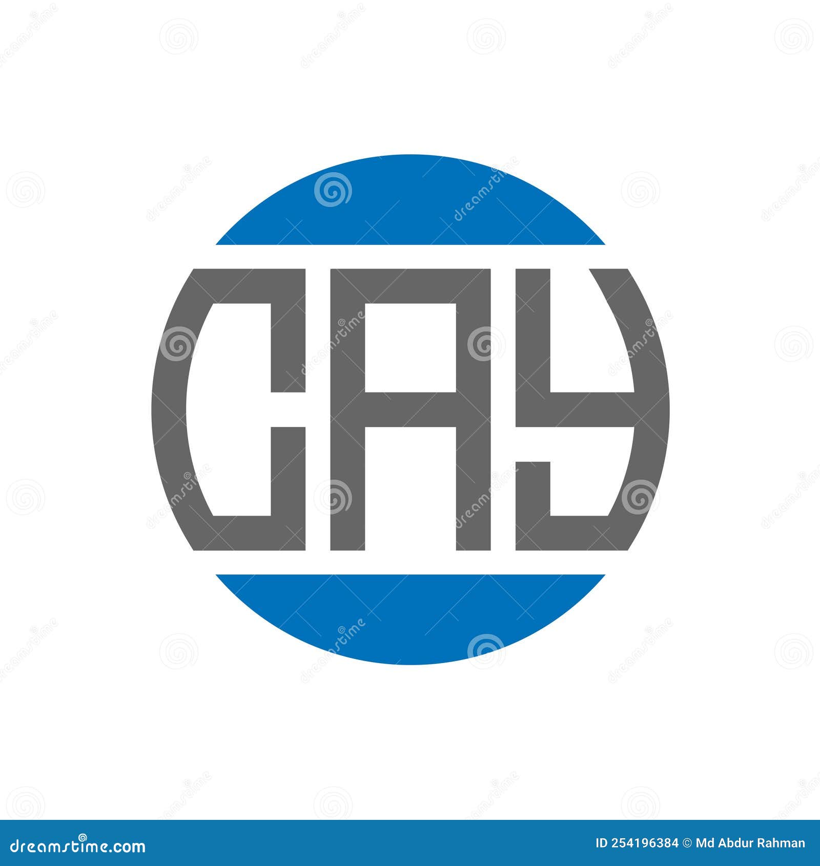 CAY Letter Logo Design on White Background. CAY Creative Initials ...