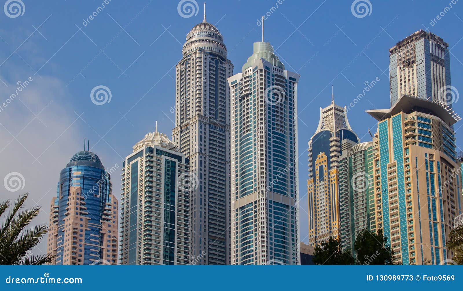 Cayan Tower and Infinity Tower Skyline is a Skyscraper in the Dubai ...