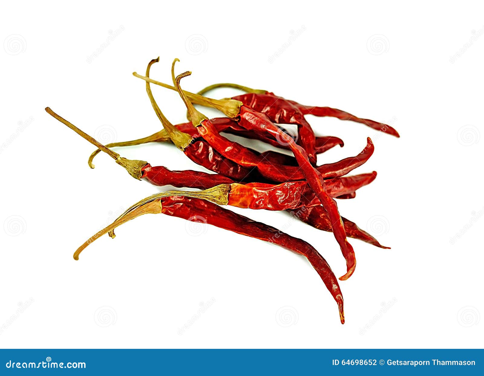 Cayenne Pepper Isolated on a White Background Stock Photo - Image of ...