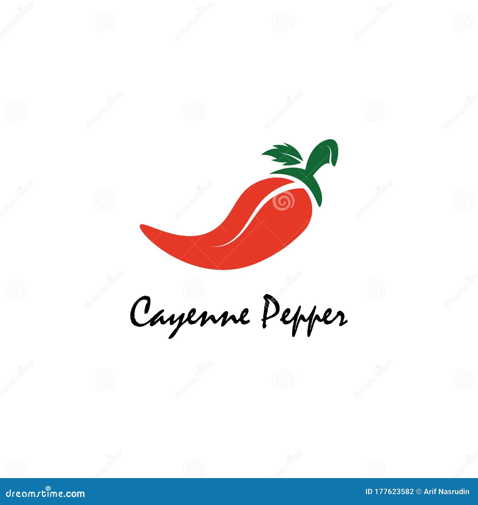 Cayenne Pepper Logo Creative Inspiration Vector Design Stock Vector ...