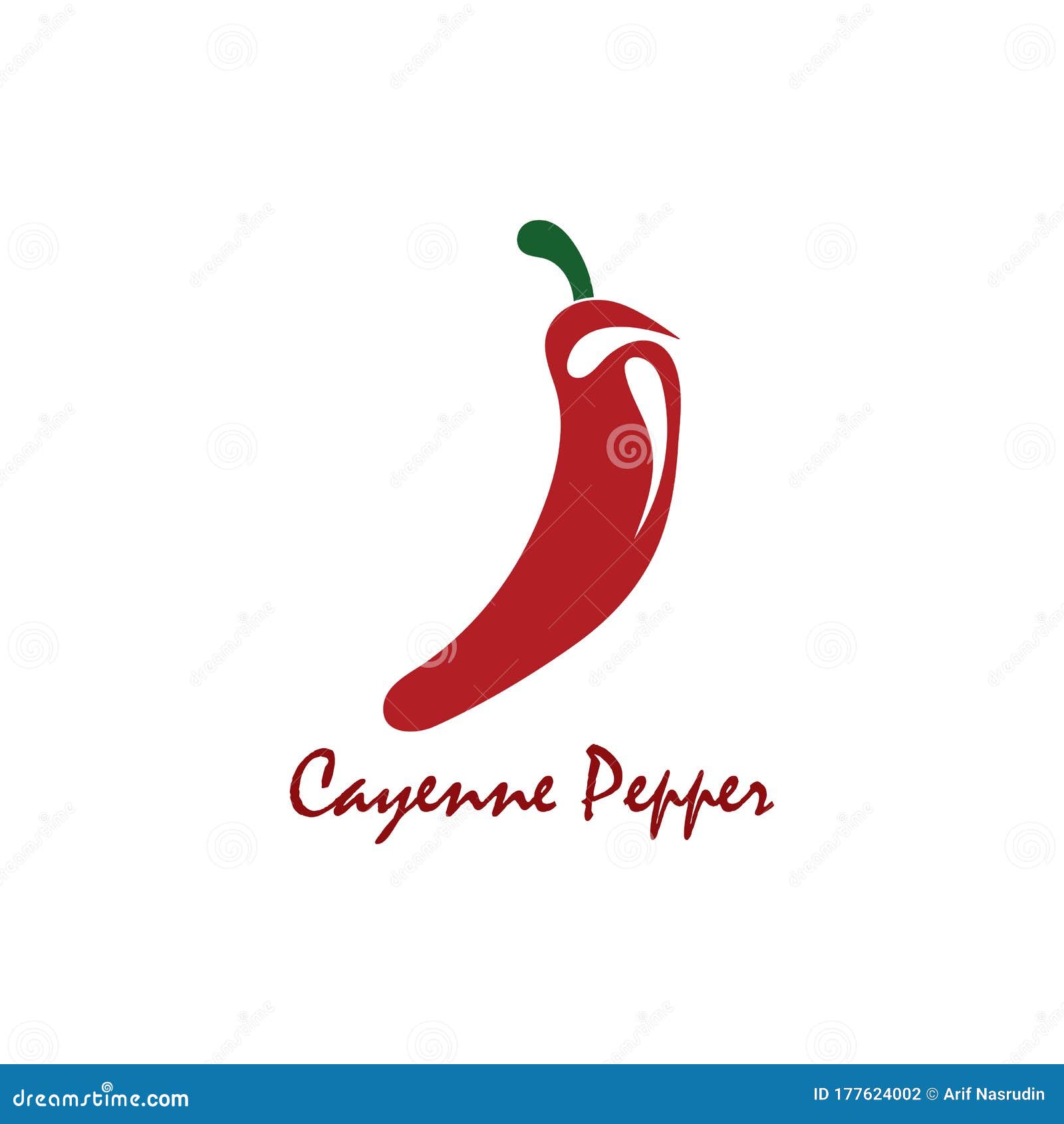 Cayenne Pepper Logo Creative Inspiration Vector Design Stock Vector ...
