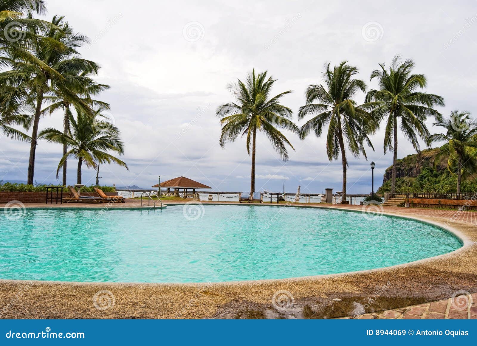 Caylabne Resort stock image. Image of swmming, clouds - 8944069