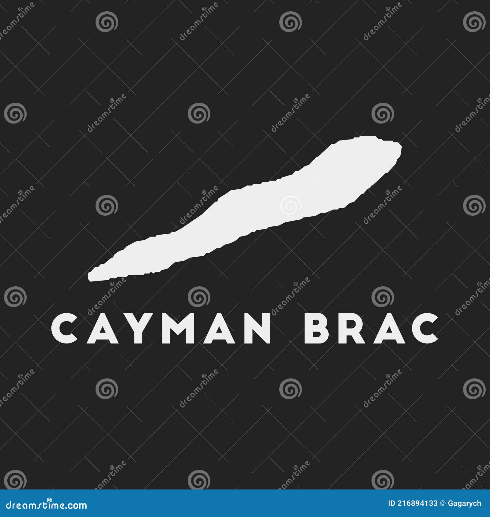 Cayman Brac icon. stock vector. Illustration of land - 216894133