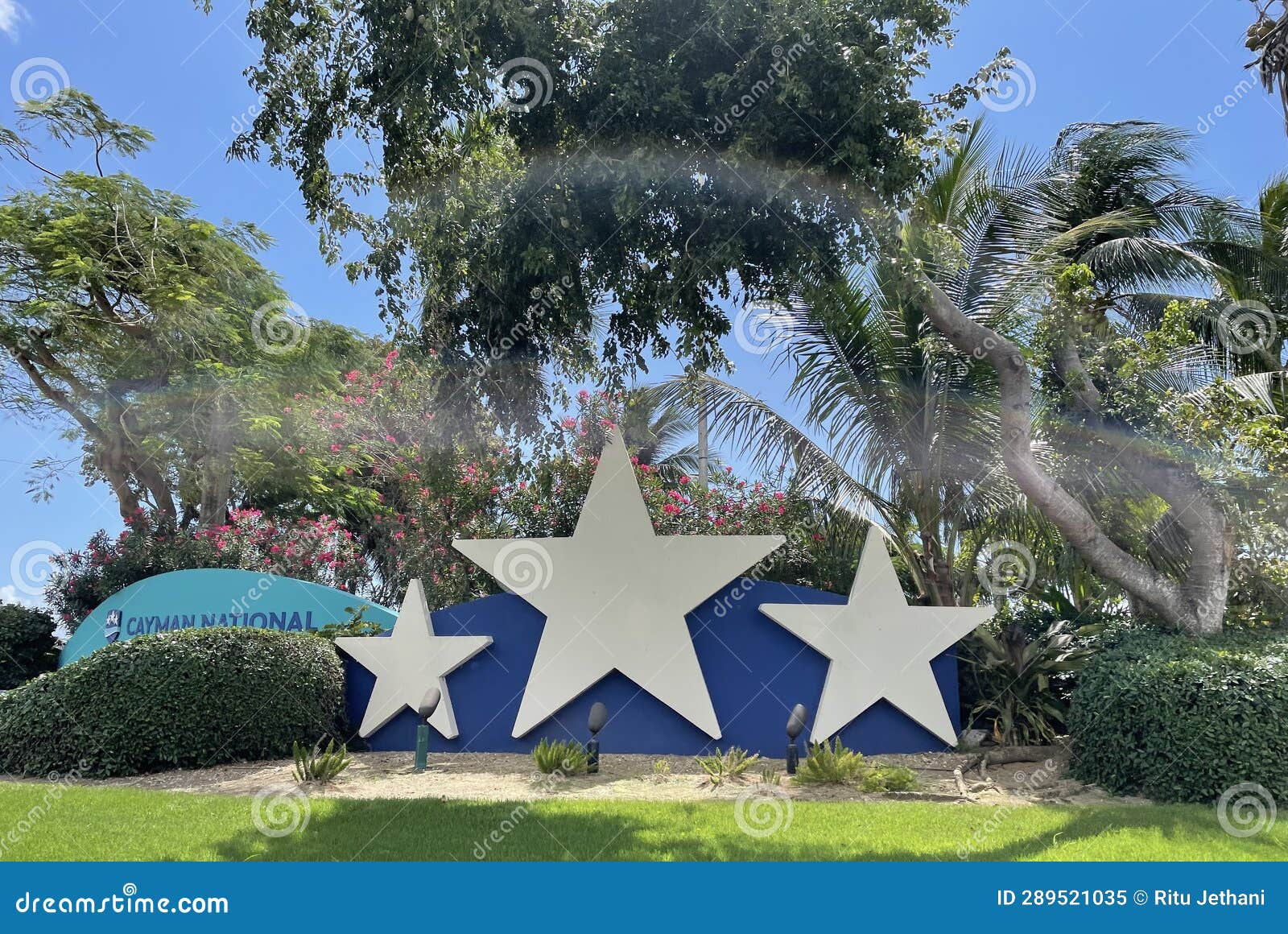 Cayman National Roundabout at Grand Cayman on the Cayman Islands ...