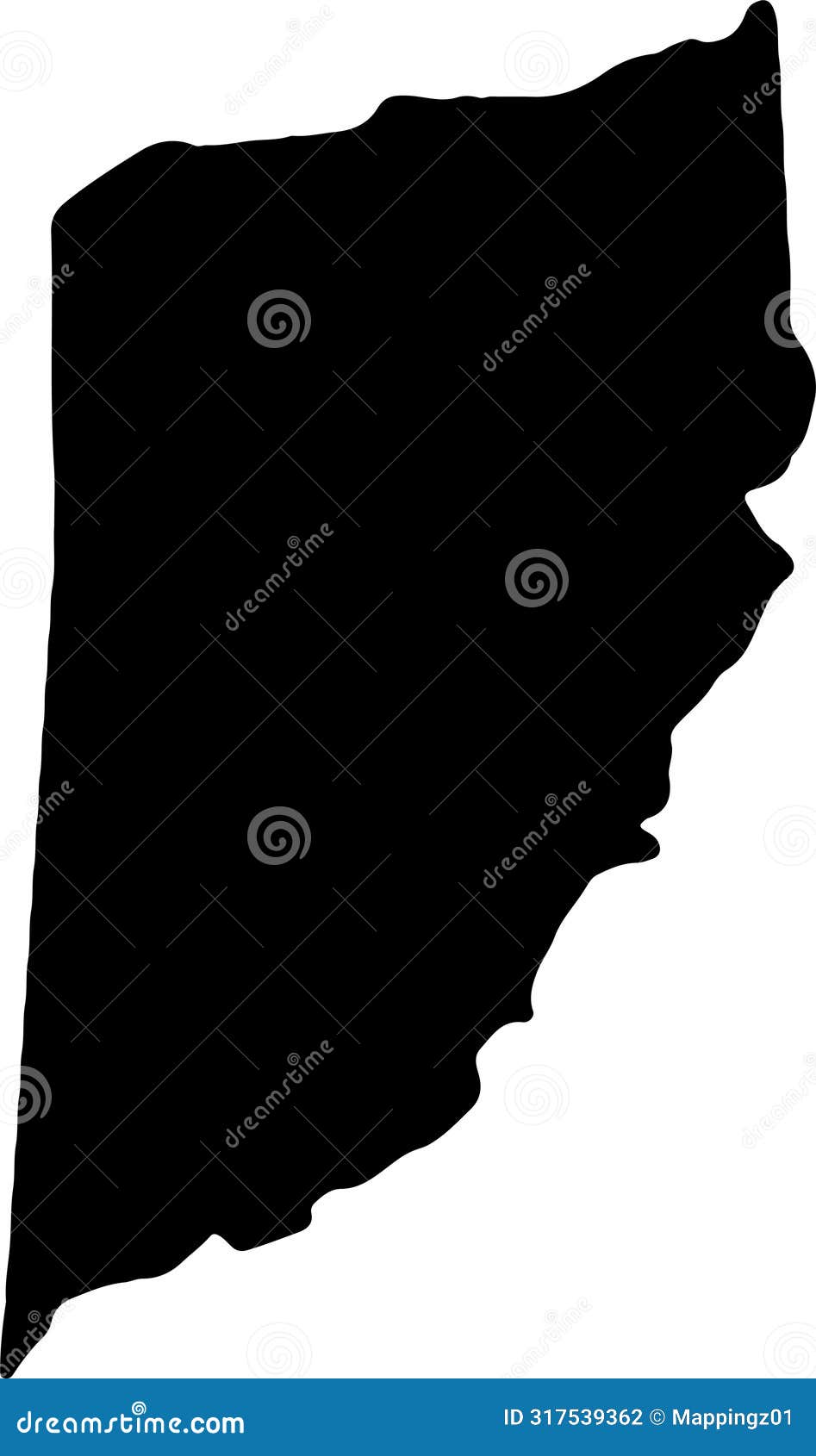 Belize Belize Silhouette Map With Transparent Background Vector ...
