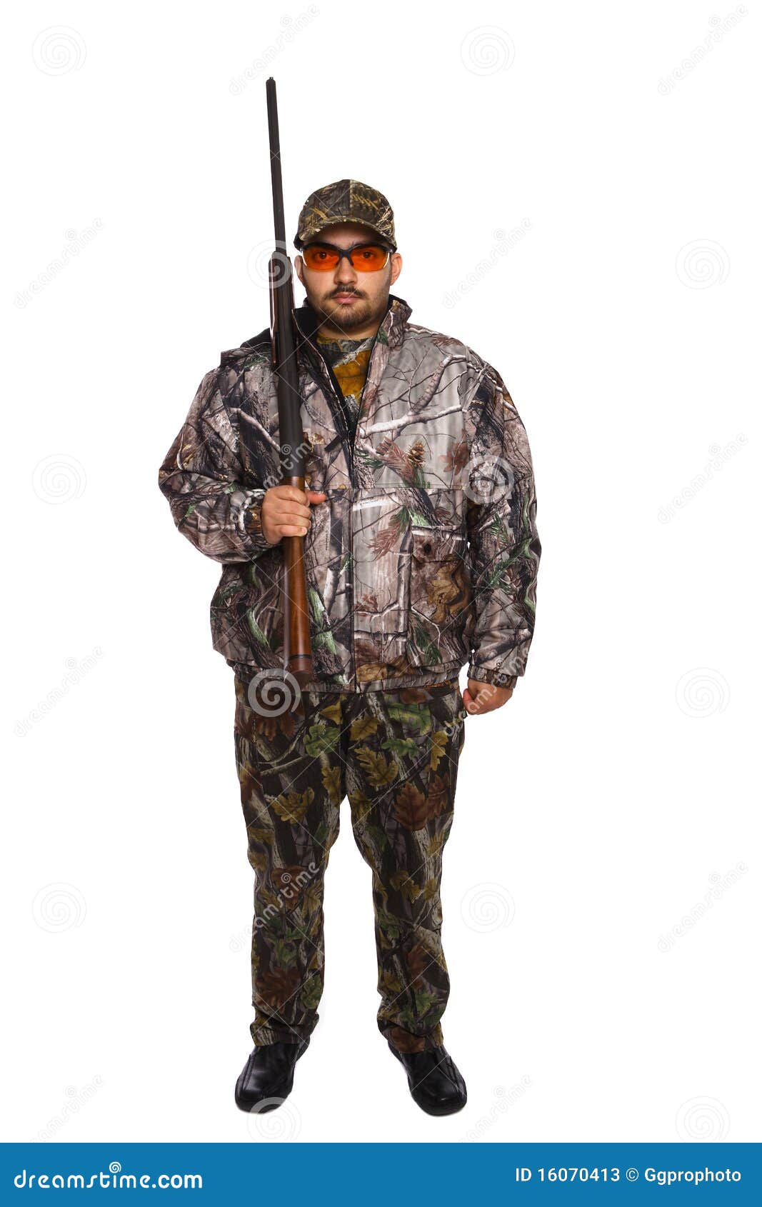 Cazador imagen de archivo. Imagen de apuntar, caza, cristales - 16070413