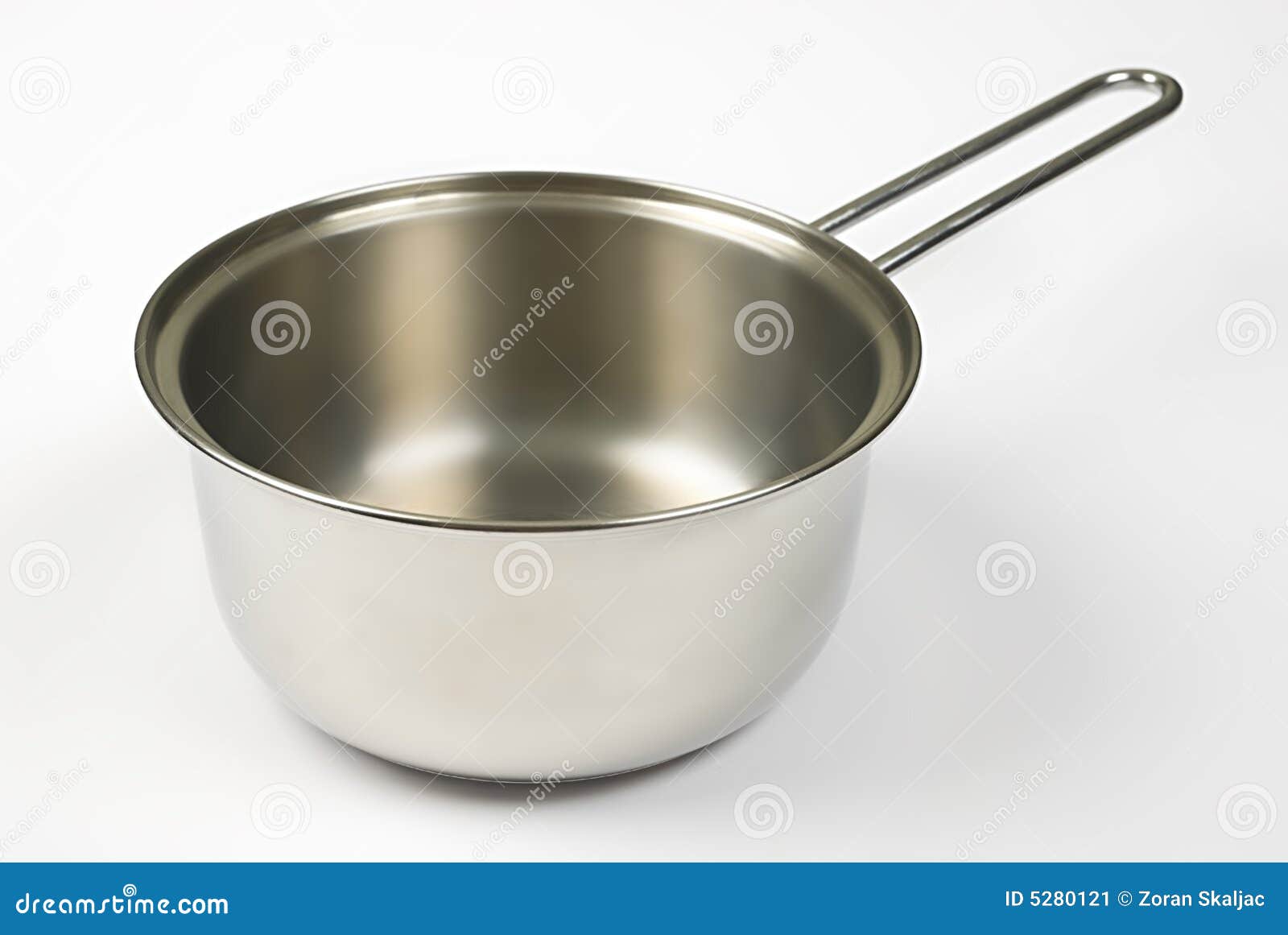 Cazo imagen de archivo. Imagen de inoxidable, cocina, cacerola - 5280121