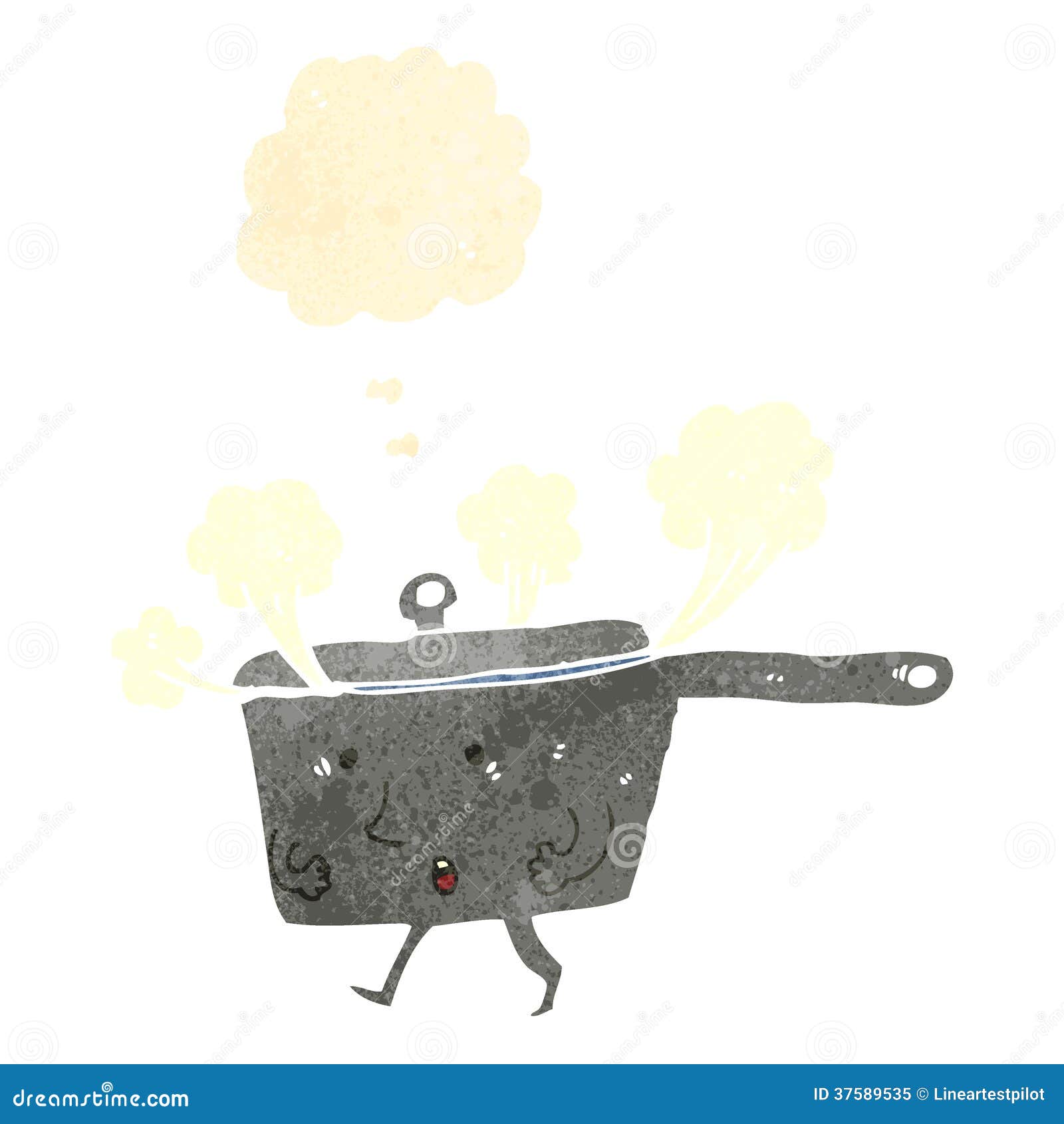 Cazo Retro De La Historieta Ilustración del Vector - Ilustración de ...