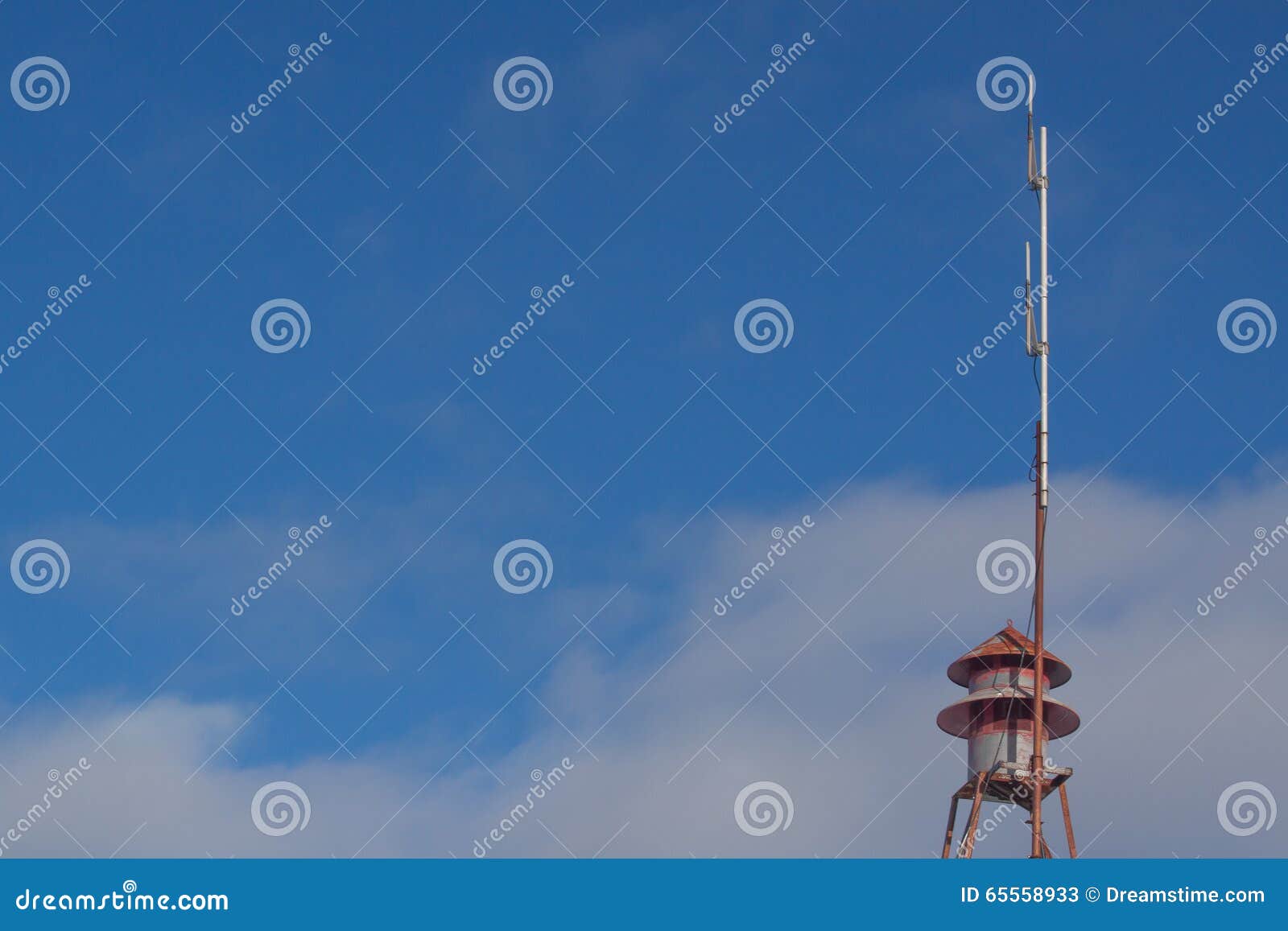 CB Antenna , Fire Alarm Sirens Stock Image - Image of blue, sirens ...