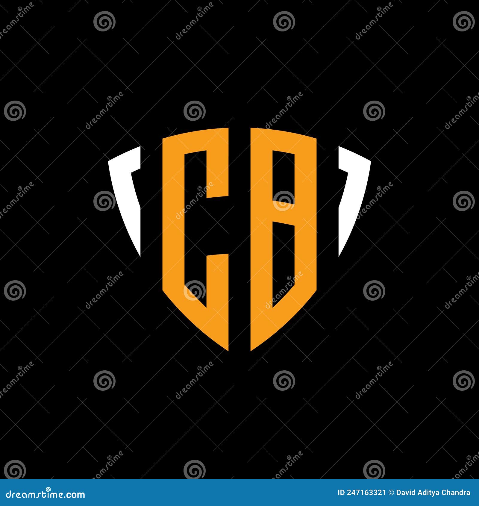 CB Logo Monogram Design Template Stock Vector - Illustration of black ...