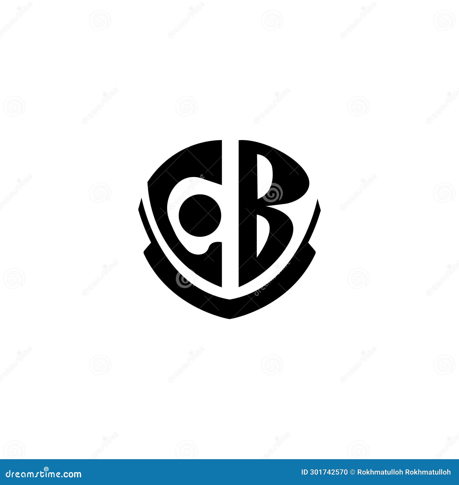 CB Logo Template Company Illustration Vector Abstract Stock Vector ...