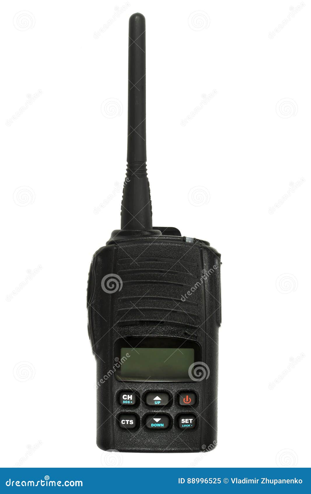 CB Radio Isolated on the White Background Stock Image - Image of ...