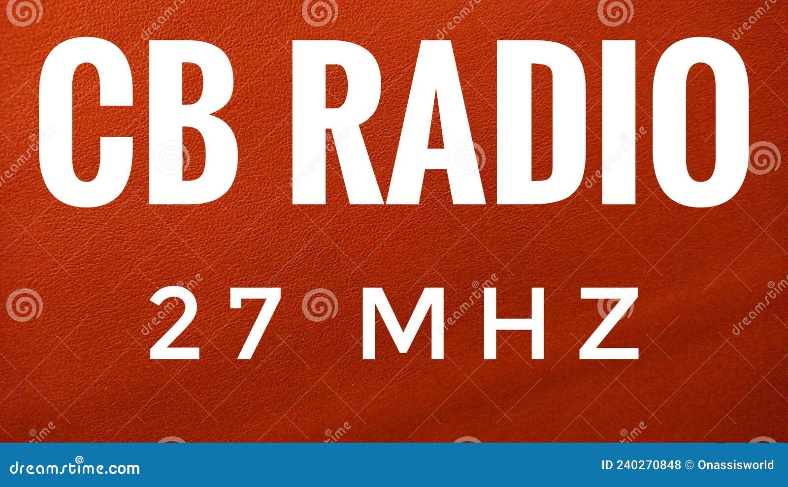 CB Radio 27mhz Transmission Abstract Background Stock Illustration ...