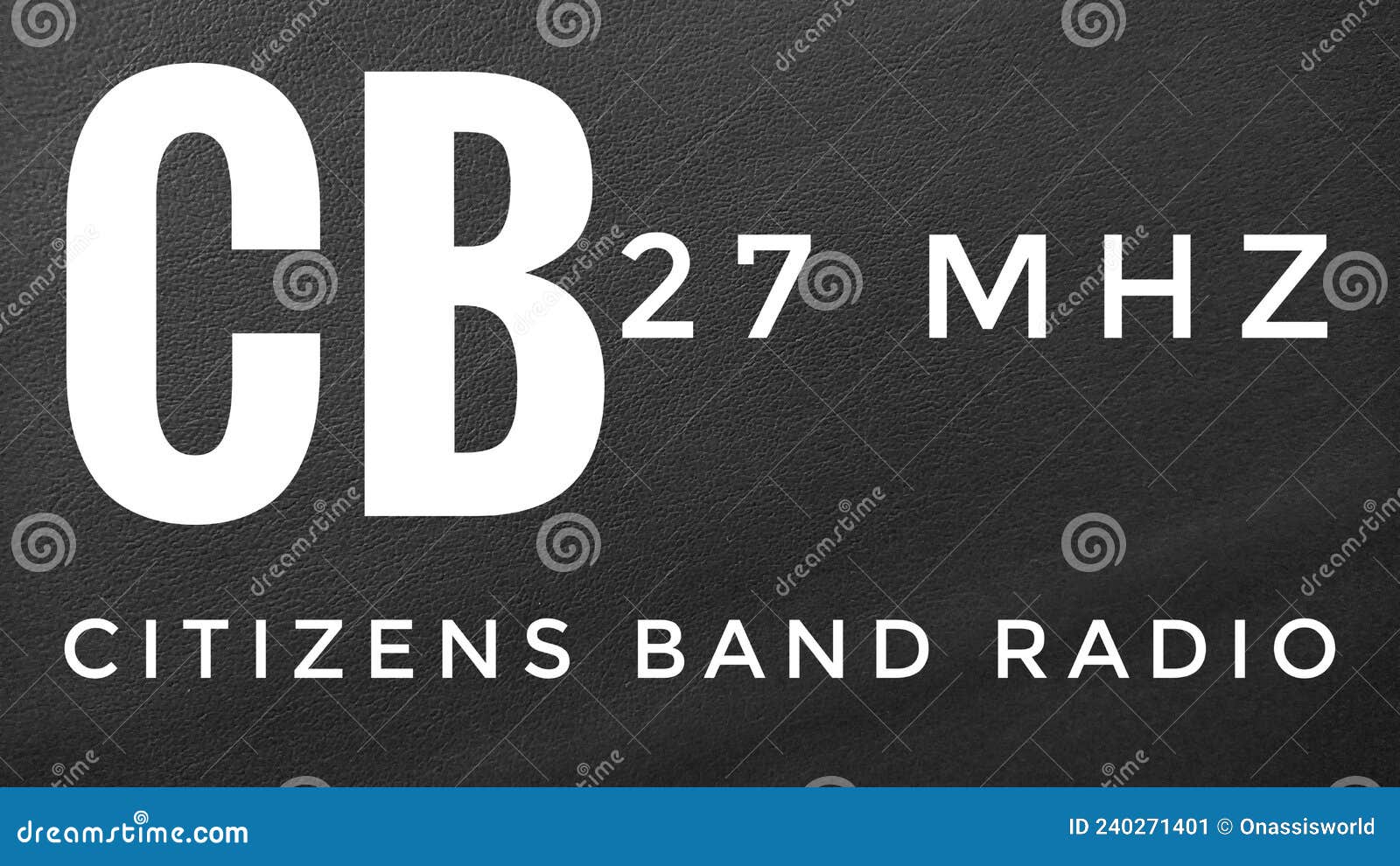 CB Radio 27mhz Transmission Abstract Background Stock Illustration ...