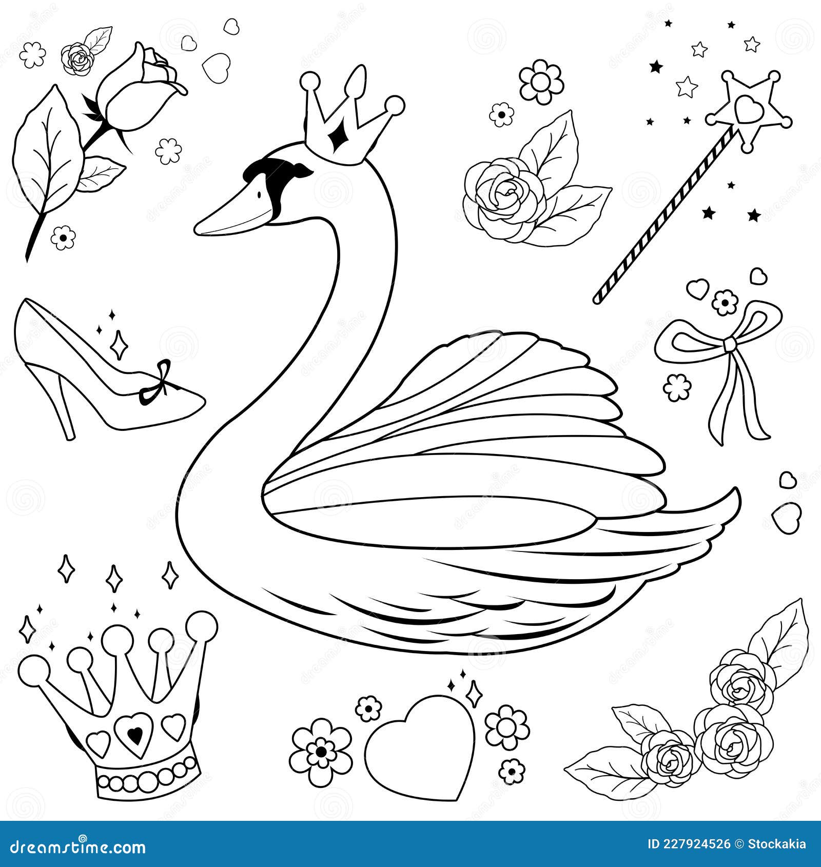 Swan Princess Coloring Pages