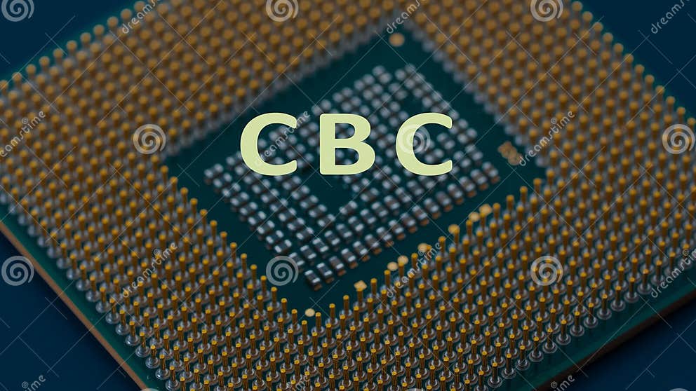 CBC Cipher Block Chaining is a Mode Stock Photo - Image of password ...