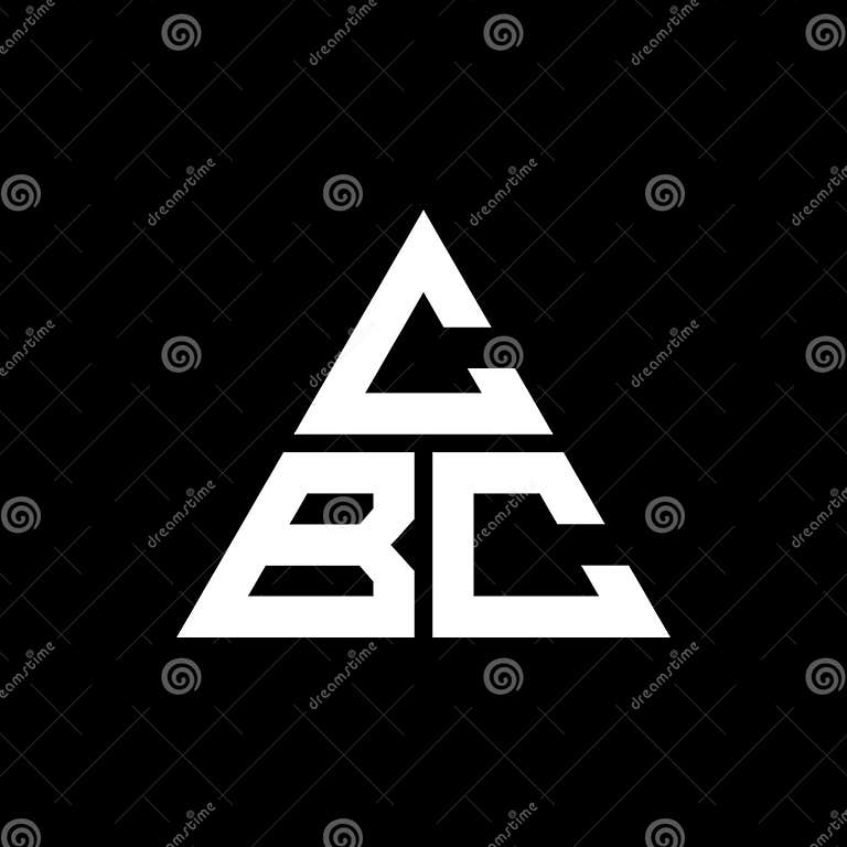 CBC Triangle Letter Logo Design with Triangle Shape. CBC Triangle Logo ...