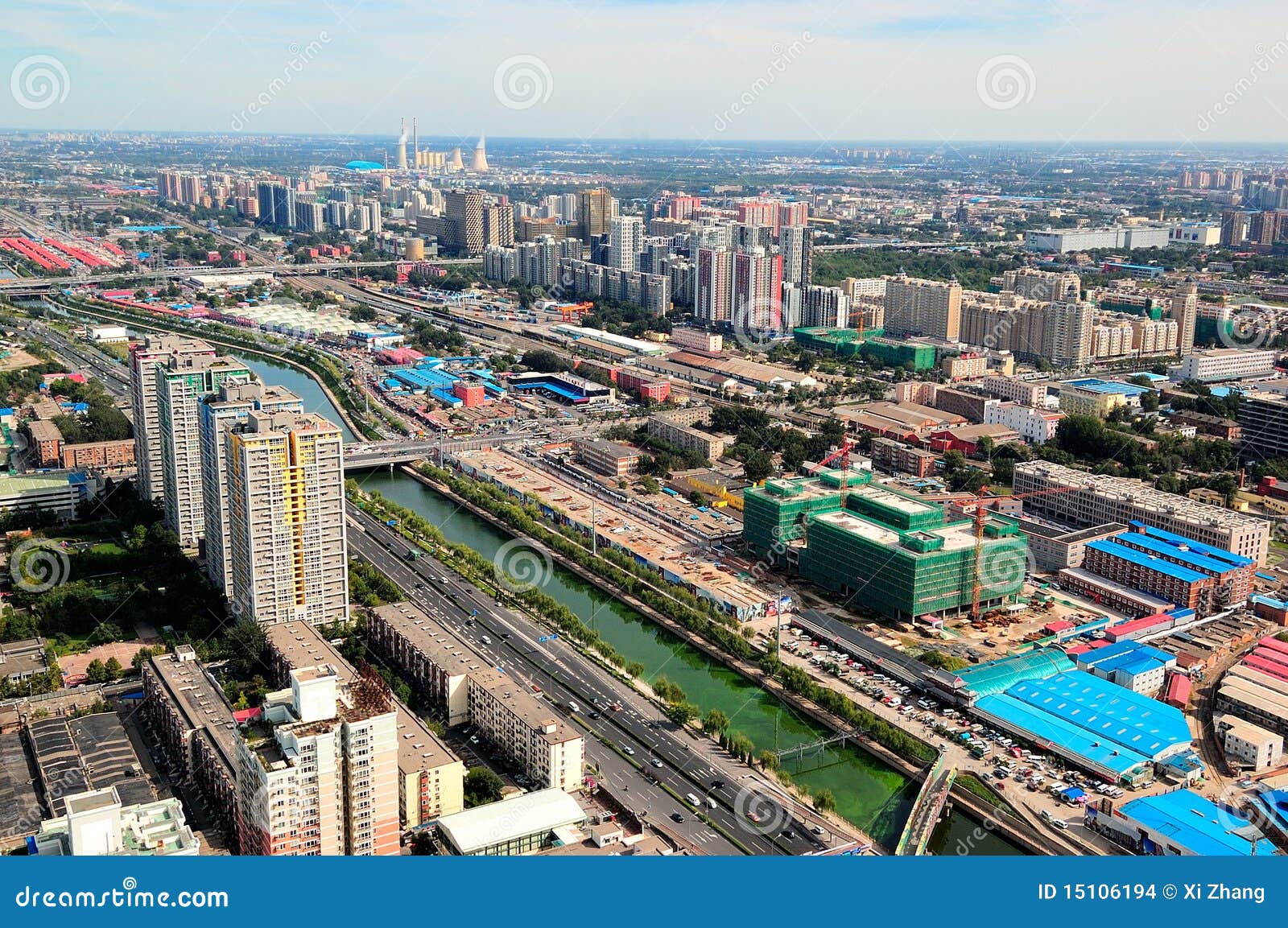 CBD-Beijing City Economic Centers Stock Photo - Image of district, real ...