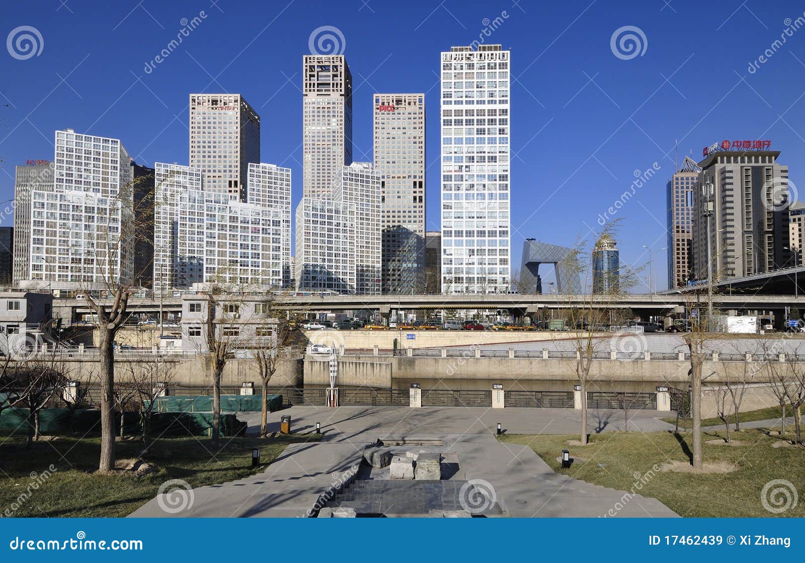 CBD-Beijing City Economic Centers Editorial Stock Image - Image of ...