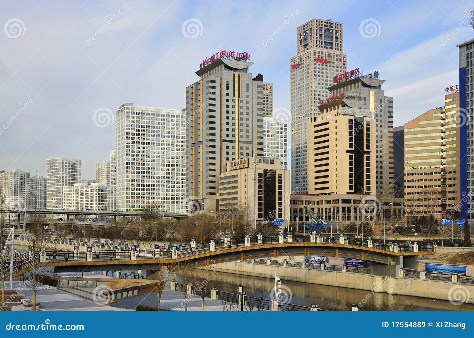 CBD-Beijing City Economic Centers Editorial Stock Image - Image of real ...