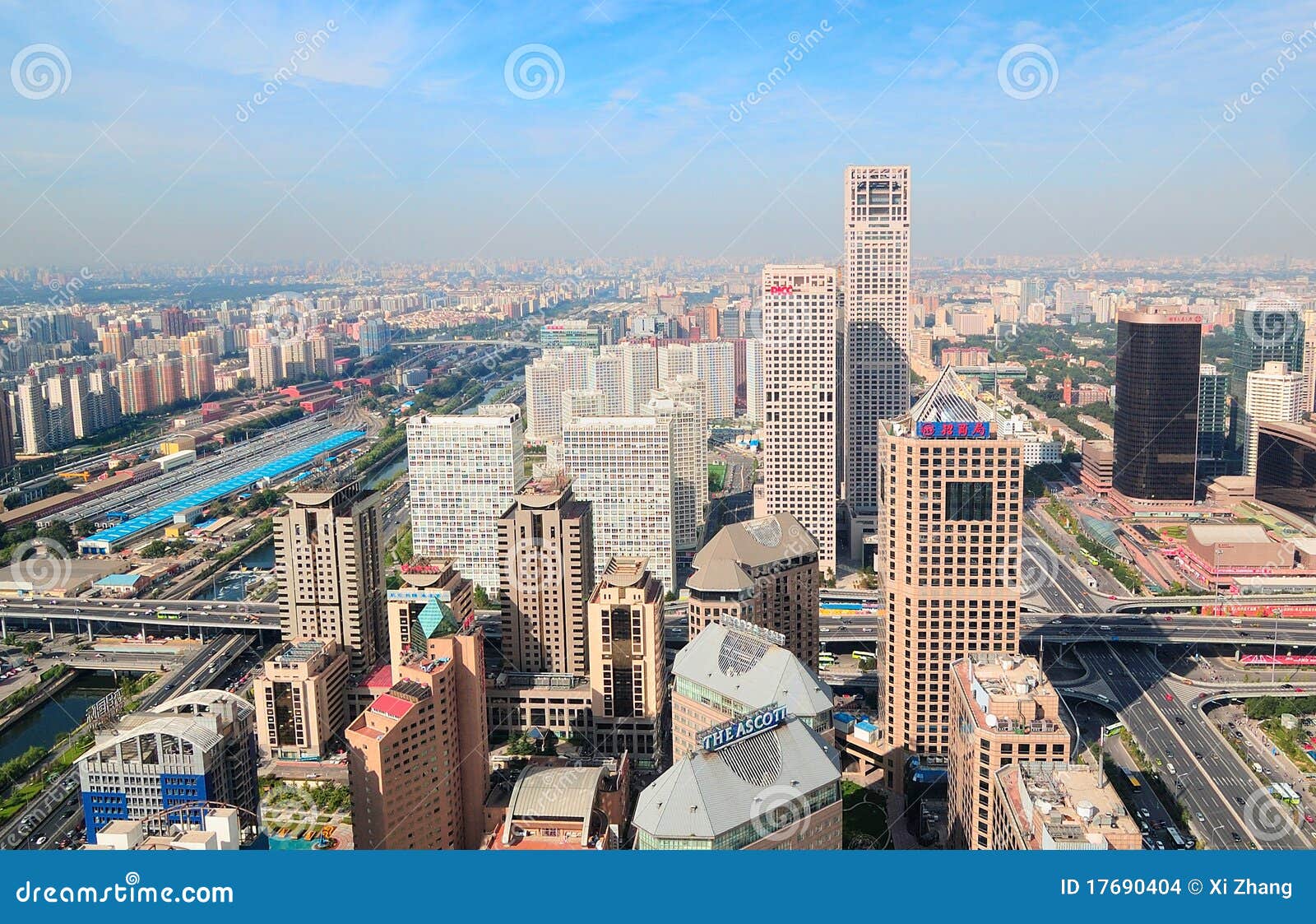 CBD-Beijing City Economic Centers Editorial Stock Image - Image of ...