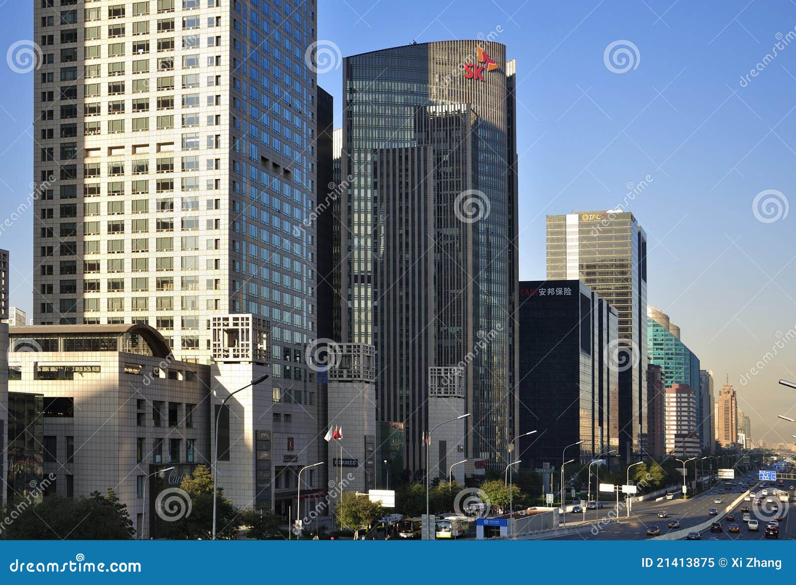 CBD-Beijing City Skyline,Building Editorial Image - Image of tower ...