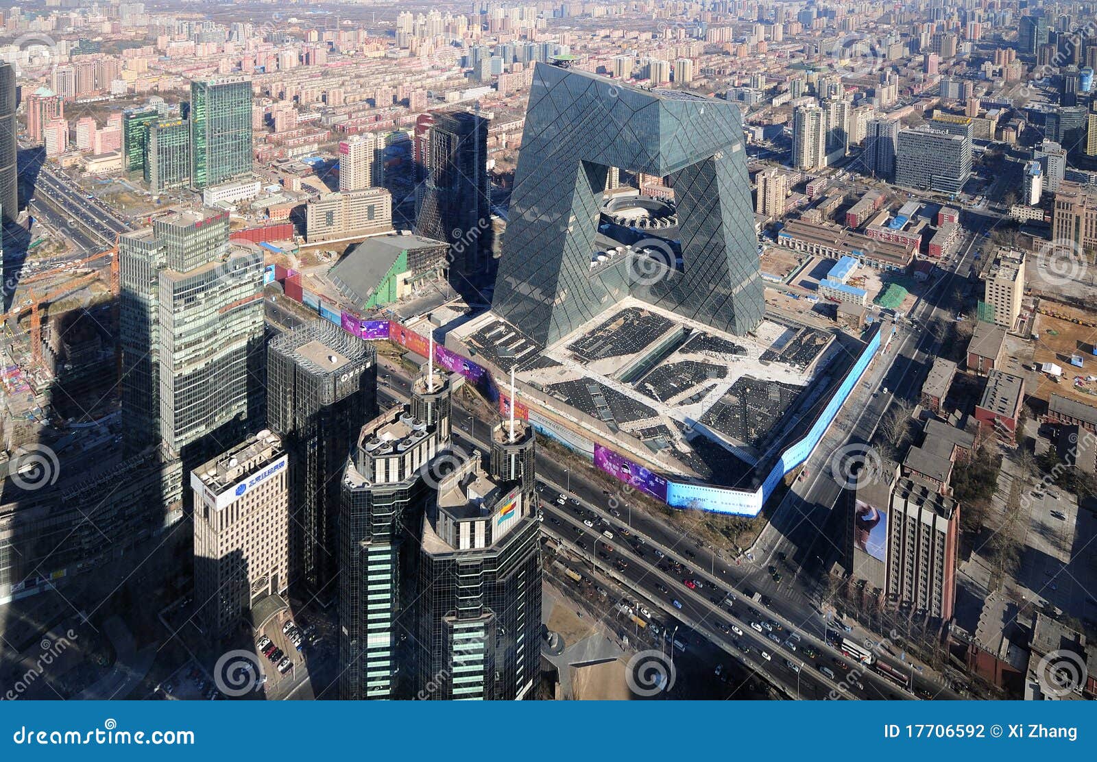 CBD-Beijing Economic Centers-CCTV Tower Editorial Photography - Image ...