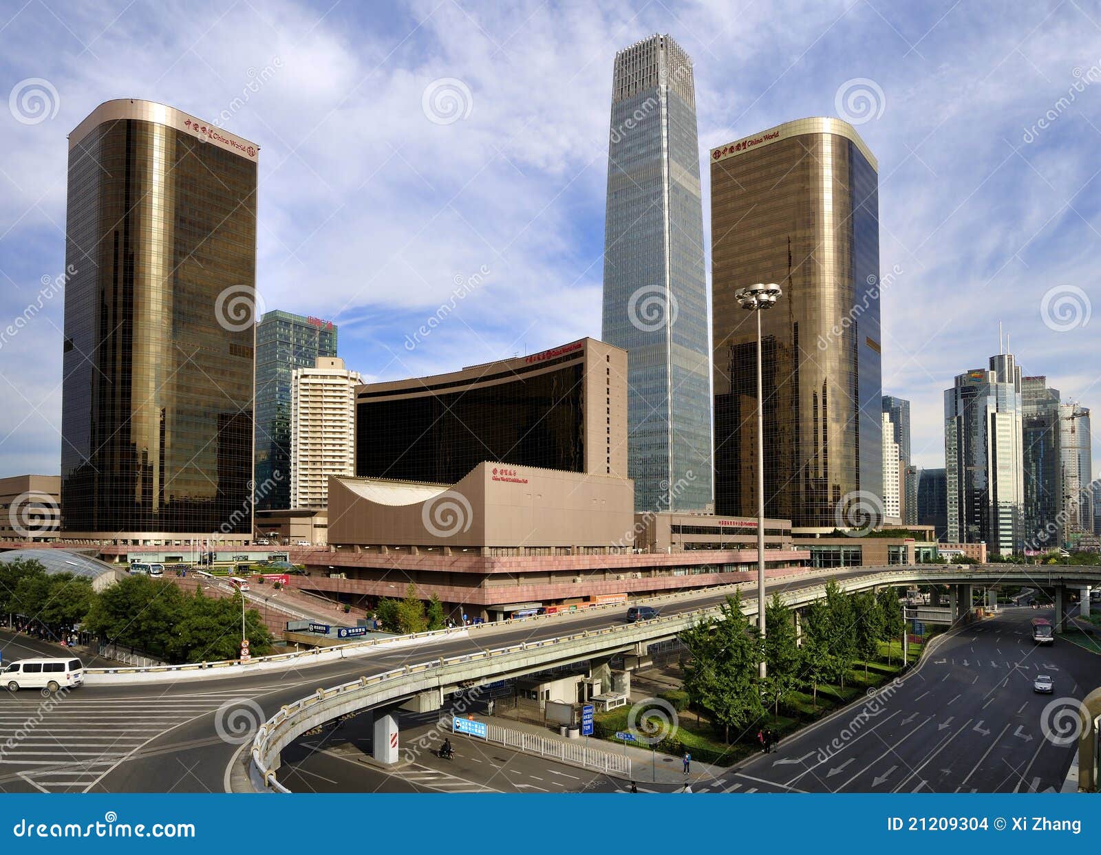 The CBD Building , Beijing Skyline Editorial Stock Image - Image of ...