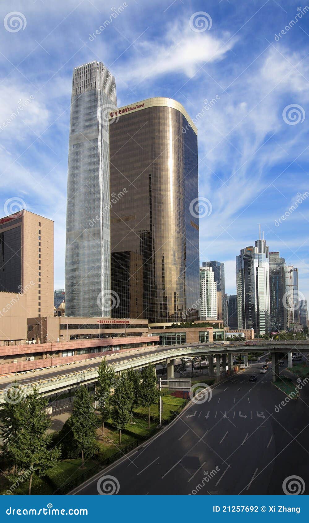 The CBD Building , Beijing Skyline Editorial Photography - Image of ...