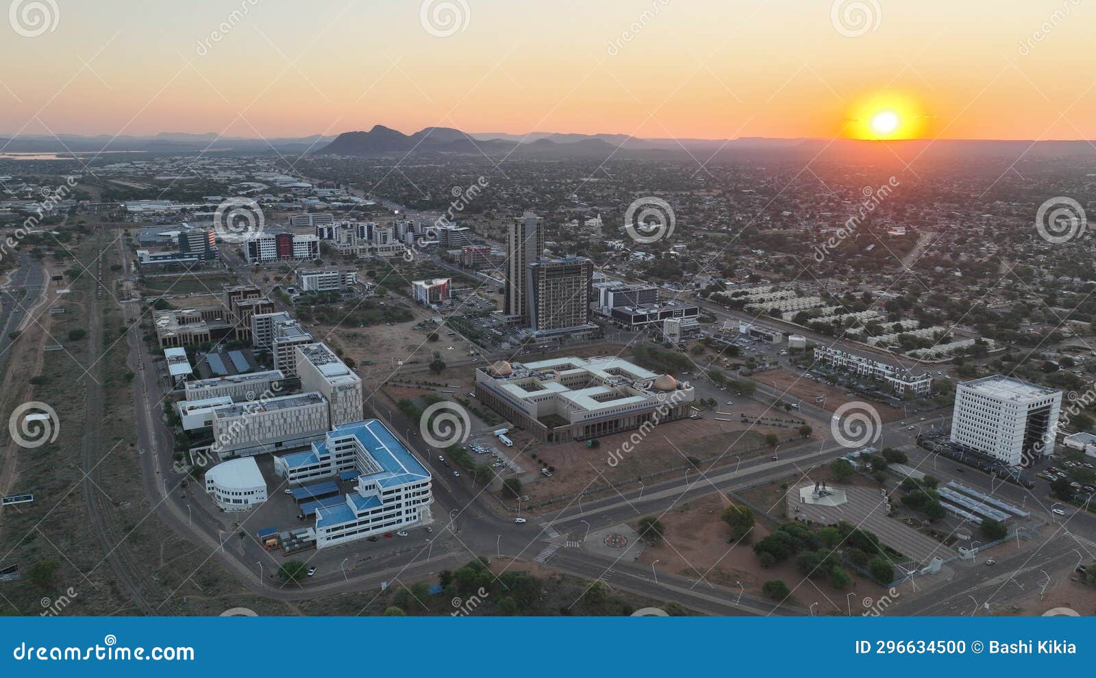 CBD, Gaborone, Botswana, Africa Editorial Image - Image of view ...