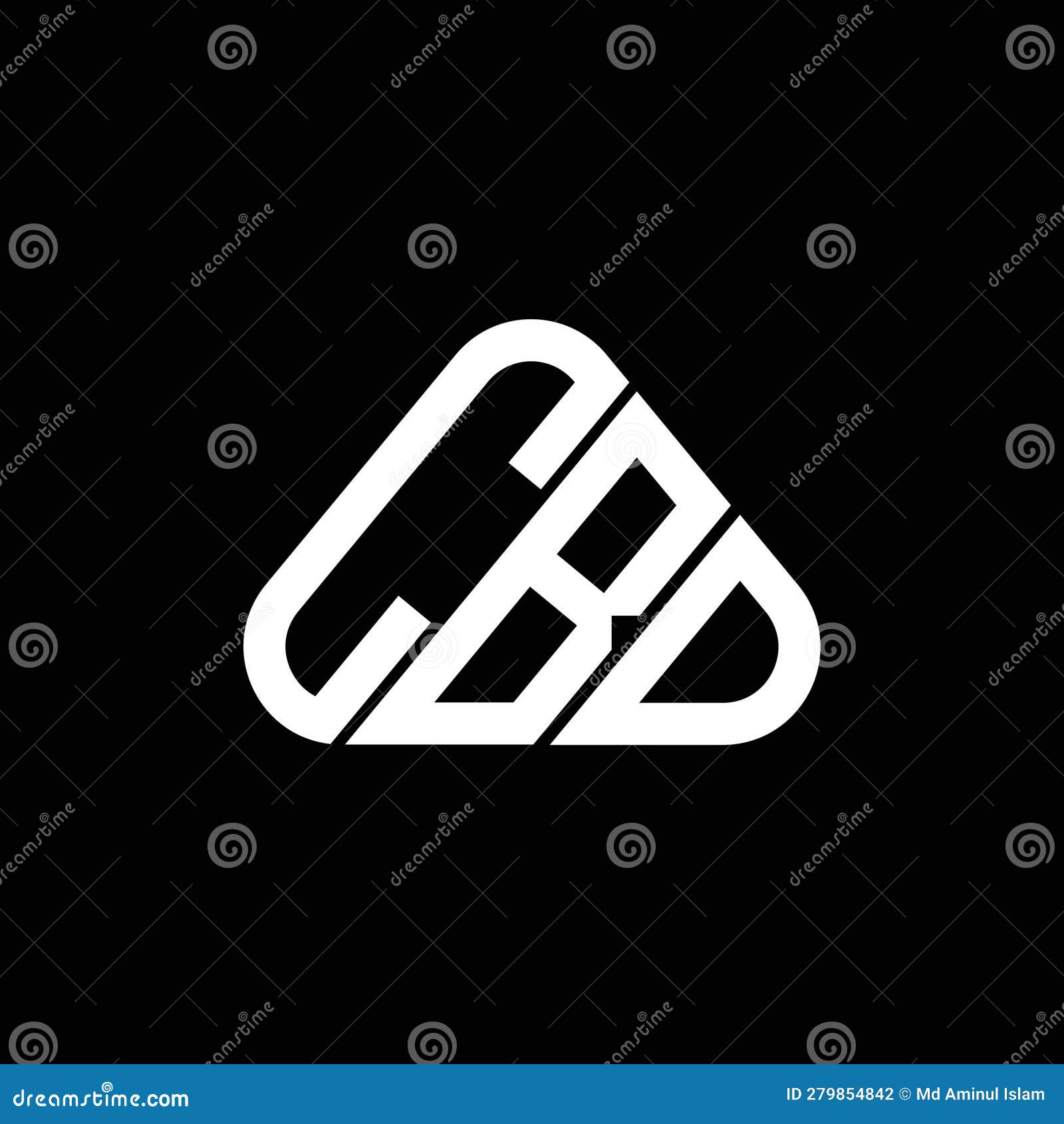 CBD Letter Logo Creative Design with Vector Graphic, CBD Simple and ...