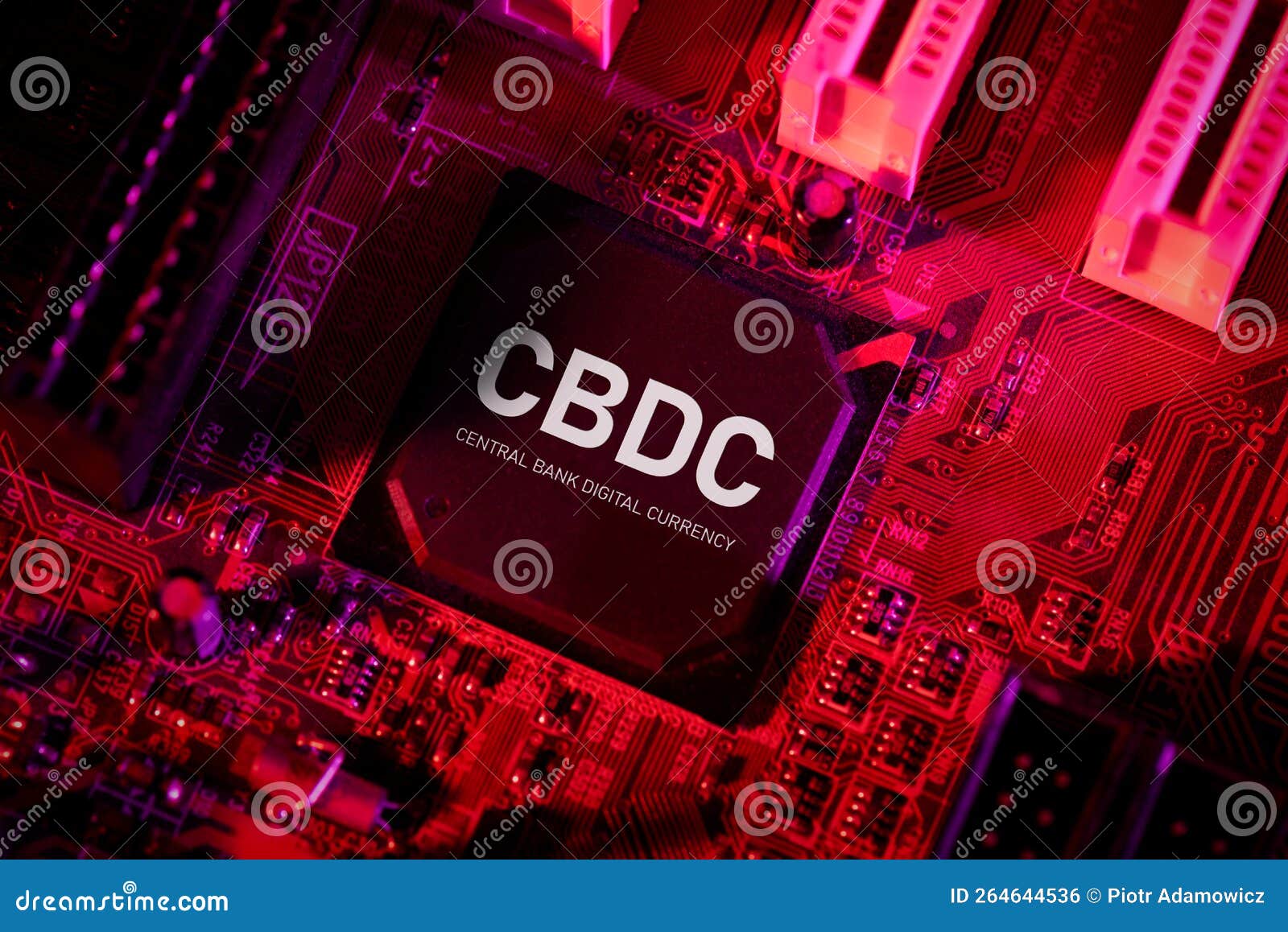 CBDC - Central Bank Digital Currency Technology Stock Photo - Image of ...