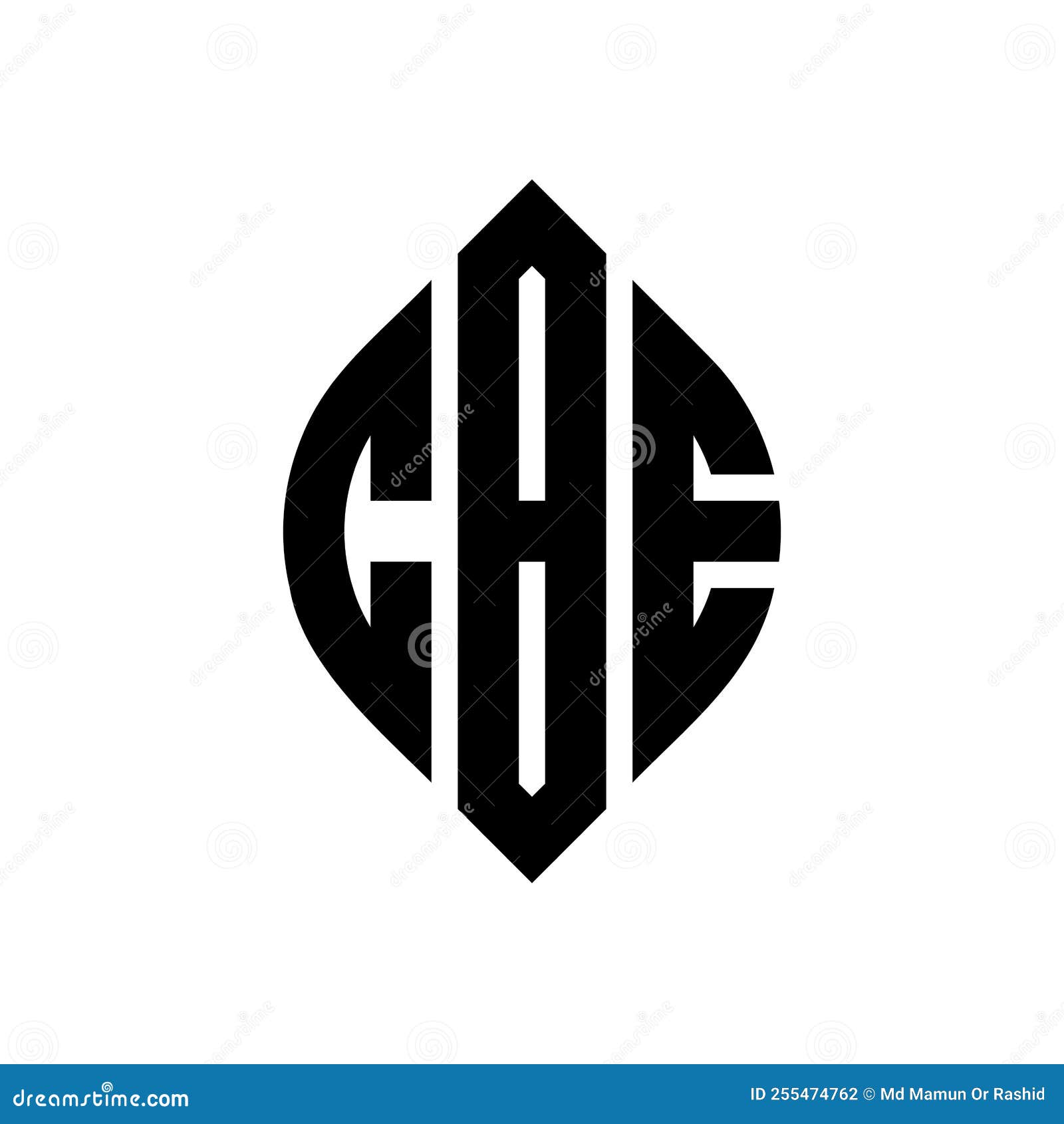 CBE Circle Letter Logo Design with Circle and Ellipse Shape. CBE ...