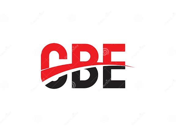 CBE Letter Initial Logo Design Vector Illustration Stock Vector ...