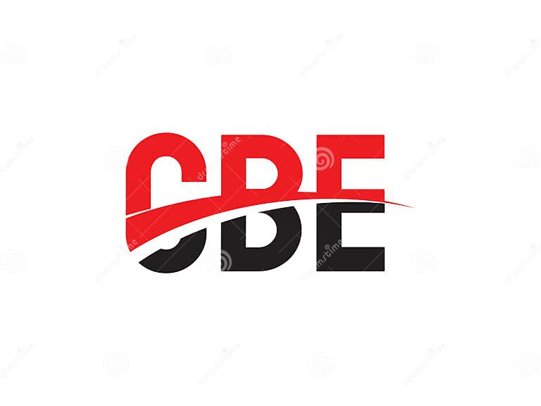 CBE Letter Initial Logo Design Vector Illustration Stock Vector ...