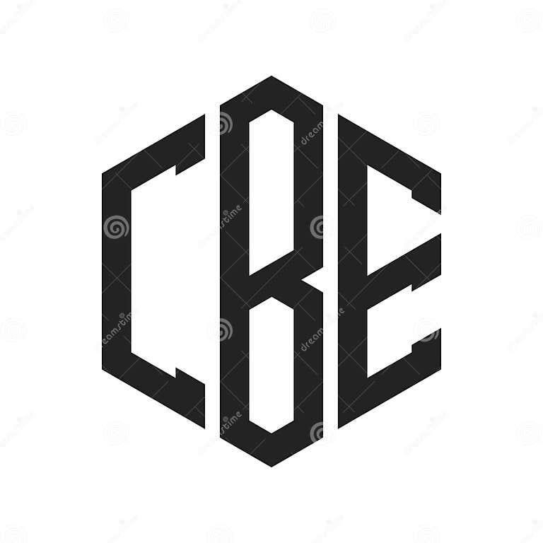 CBE Logo Design. Initial Letter CBE Monogram Logo Using Hexagon Shape ...
