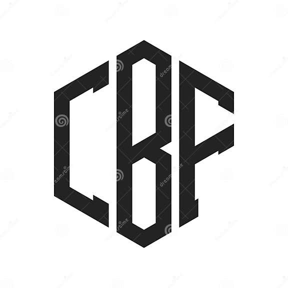 CBF Logo Design. Initial Letter CBF Monogram Logo Using Hexagon Shape ...