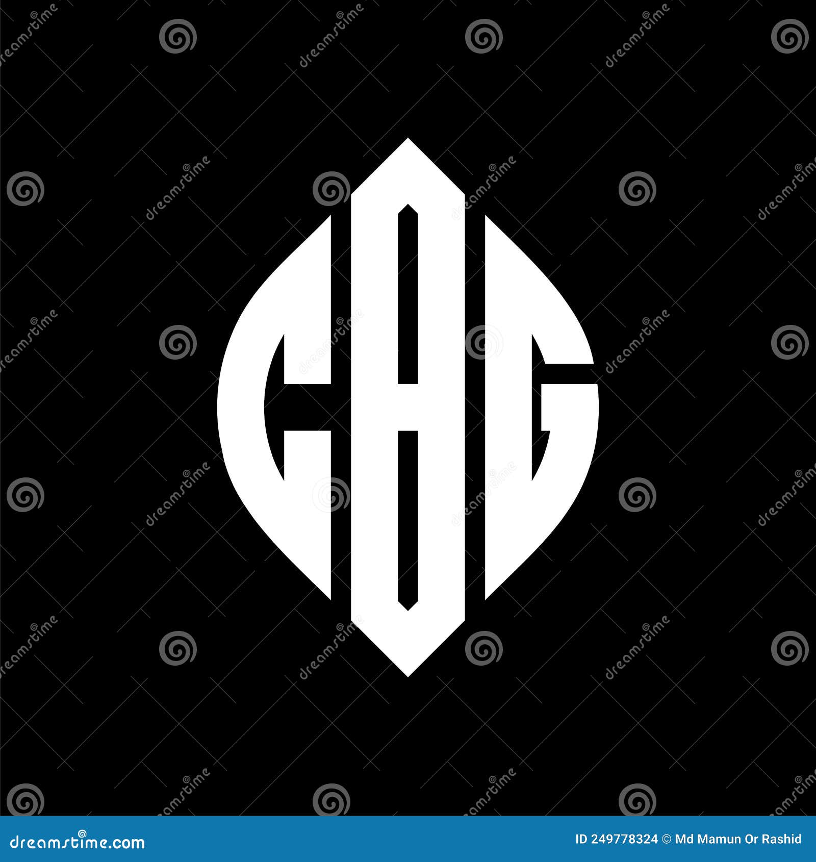 CBG Circle Letter Logo Design With Circle And Ellipse Shape. CBG ...