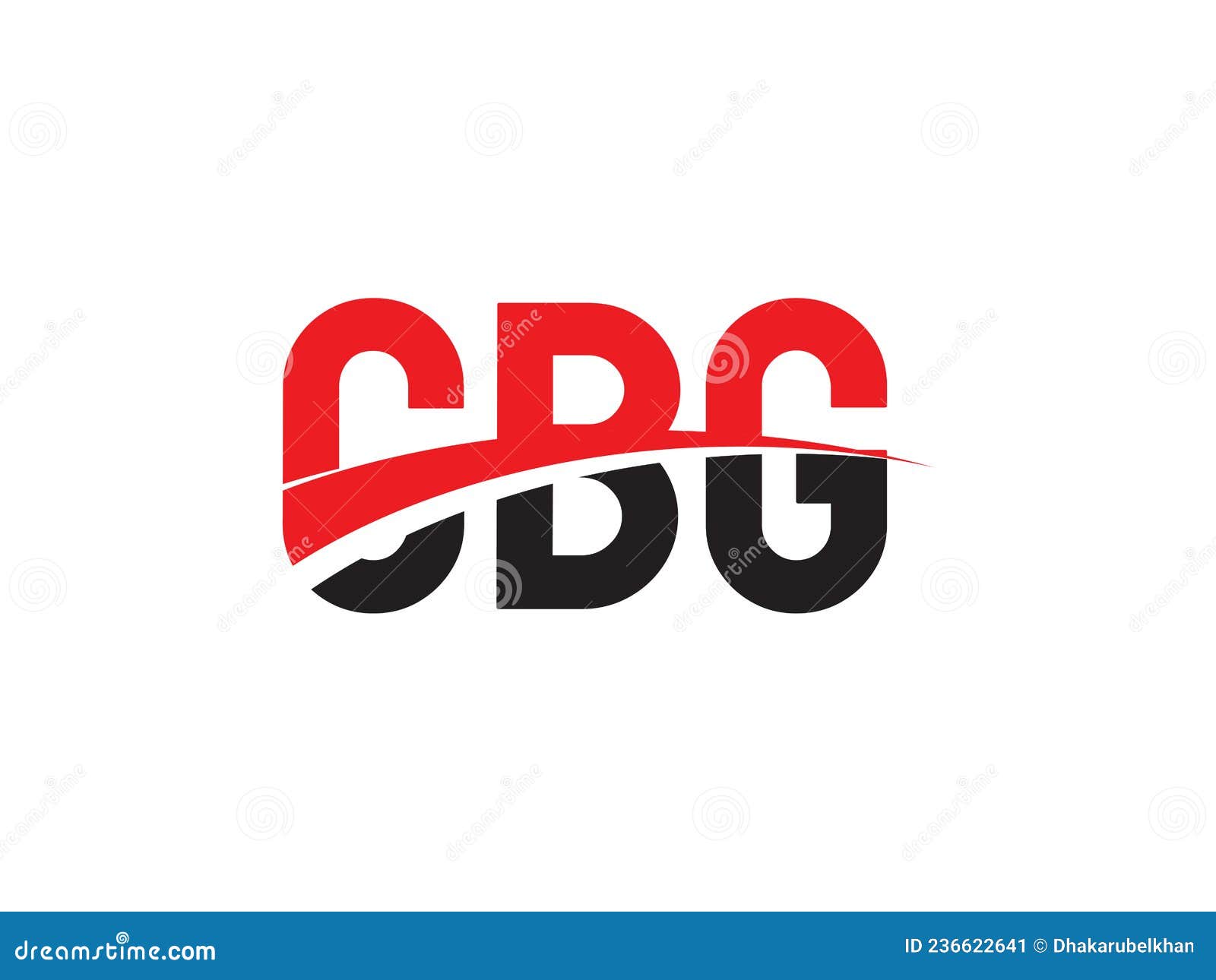 CBG Letter Initial Logo Design Vector Illustration Stock Illustration ...
