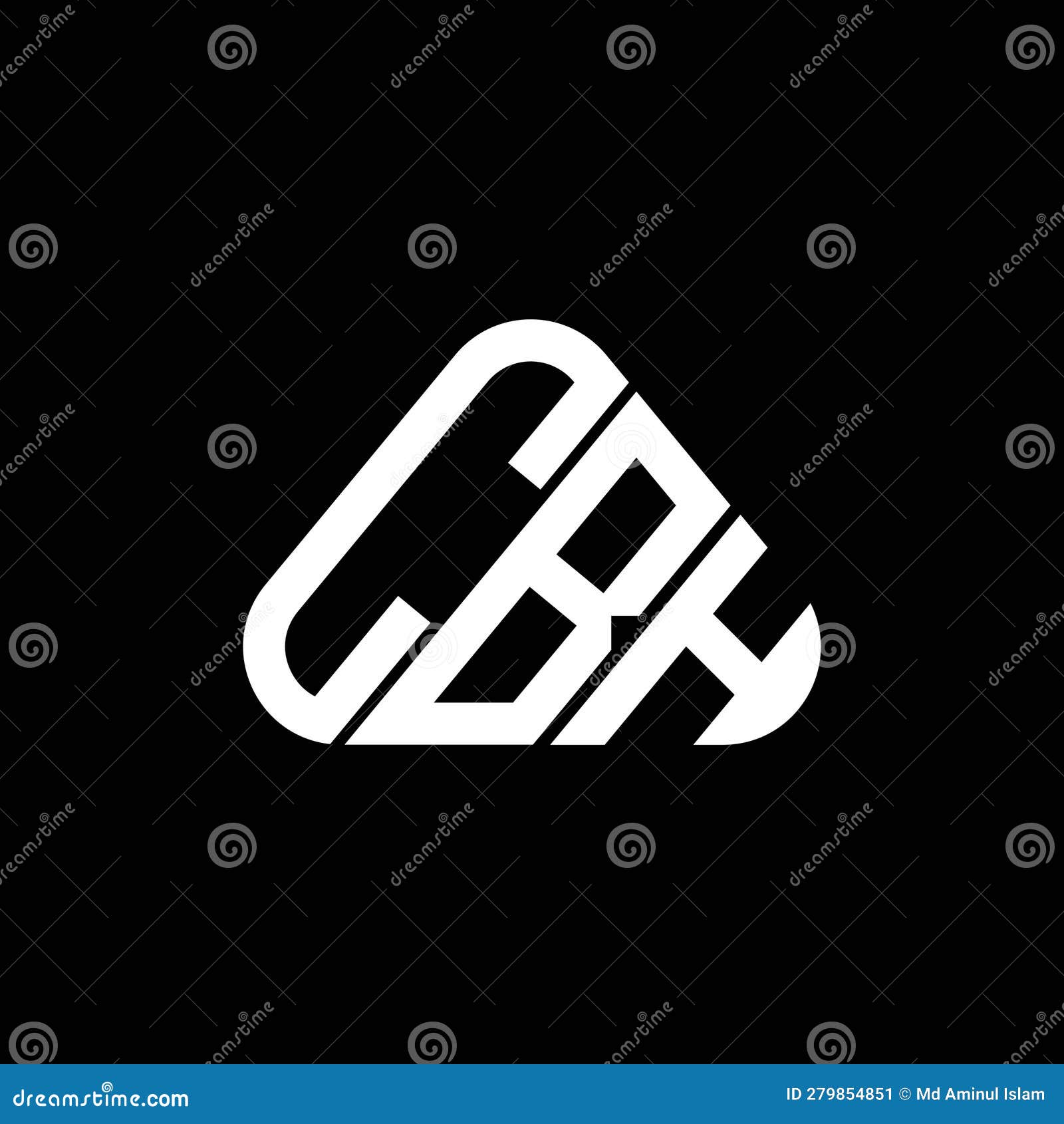 CBH Letter Logo Creative Design with Vector Graphic, CBH Simple and ...